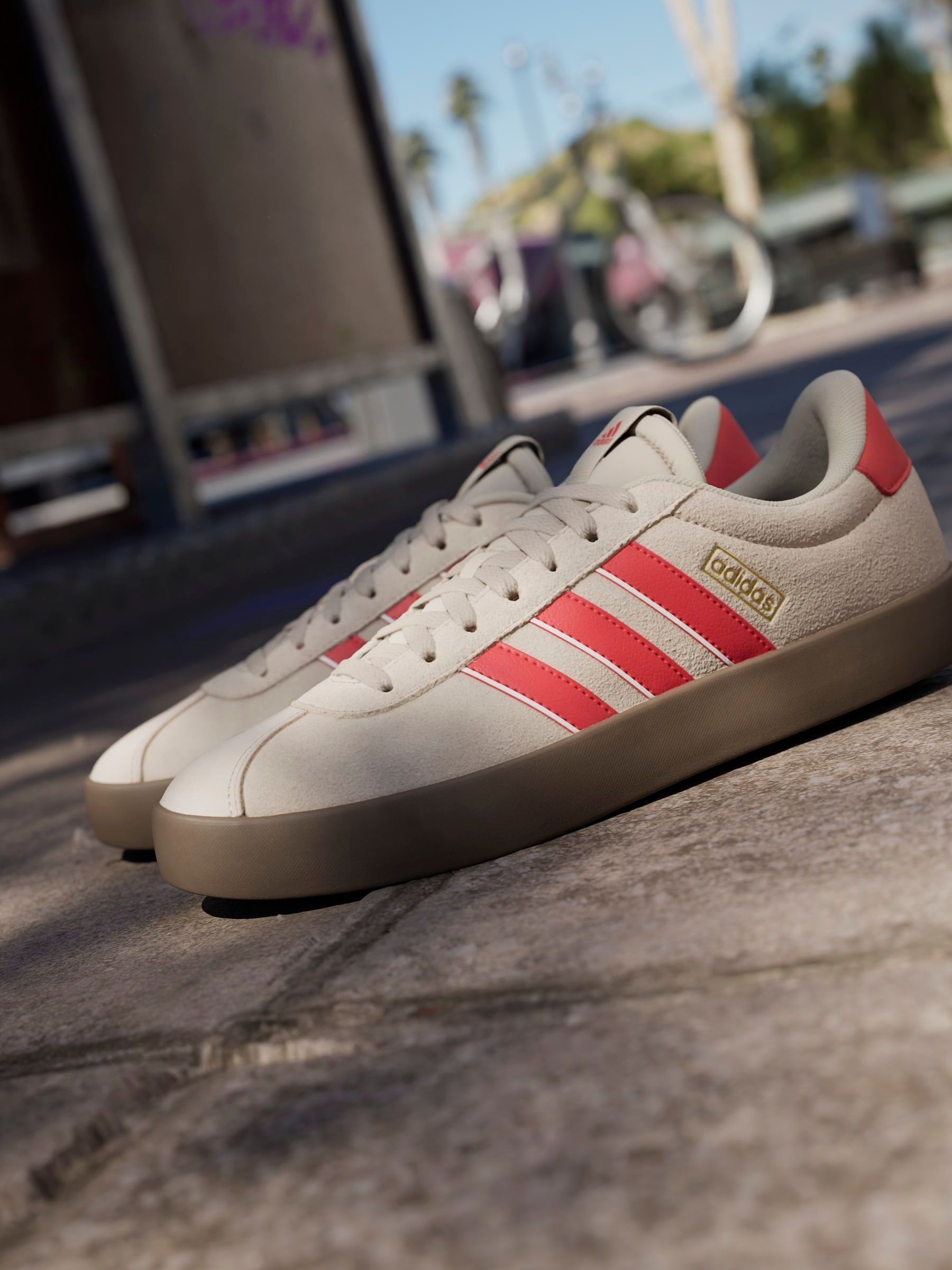 Buy adidas Brown light VL Court Trainers from the Next UK online shop