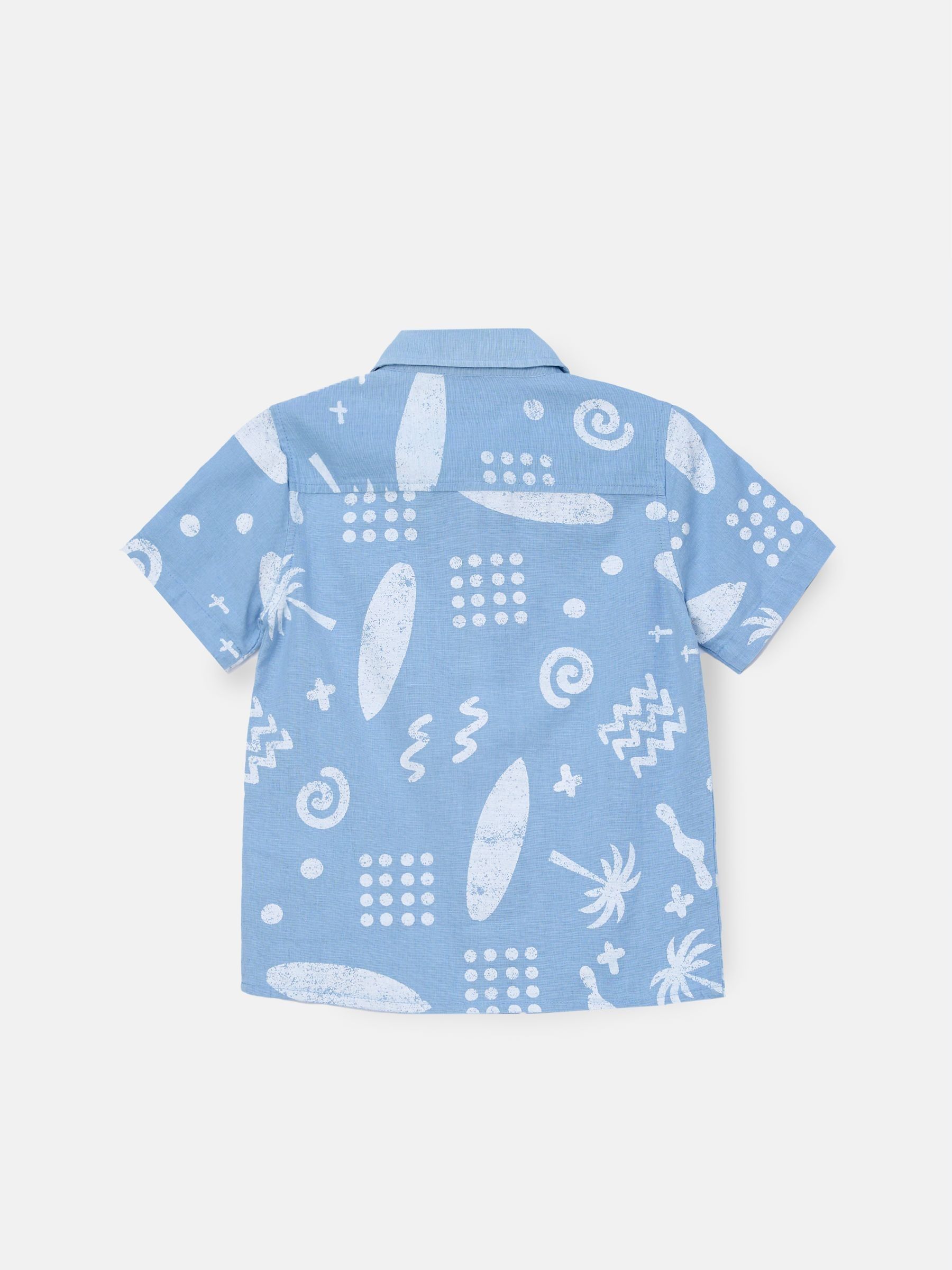 Buy Angel & Rocket Blue Connor Distresed Printed Holiday 100% Cotton ...