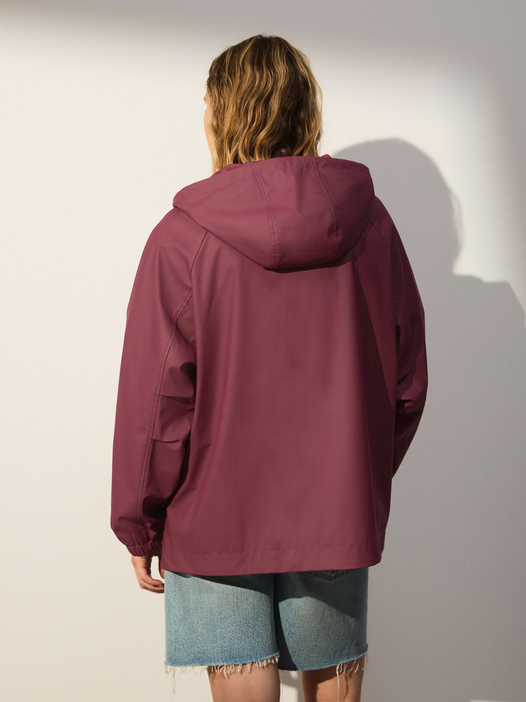 Buy Burgundy Red Rubber Rain Jacket from the Next UK online shop