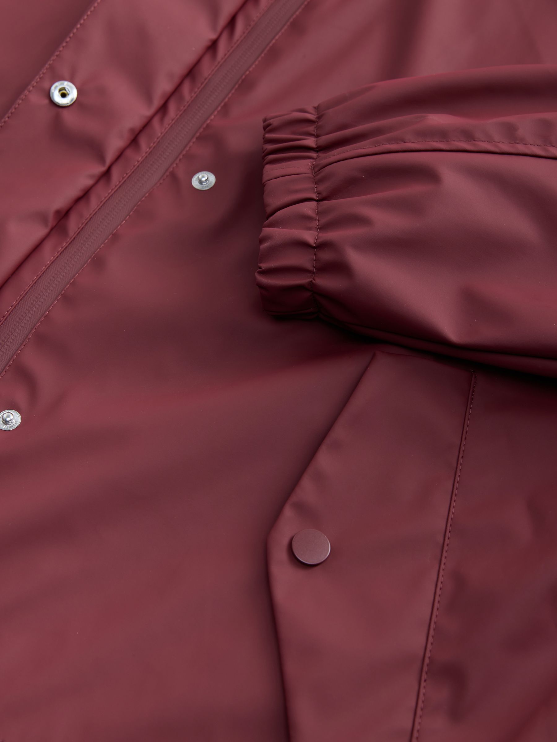 Buy Burgundy Red Rubber Rain Jacket from the Next UK online shop