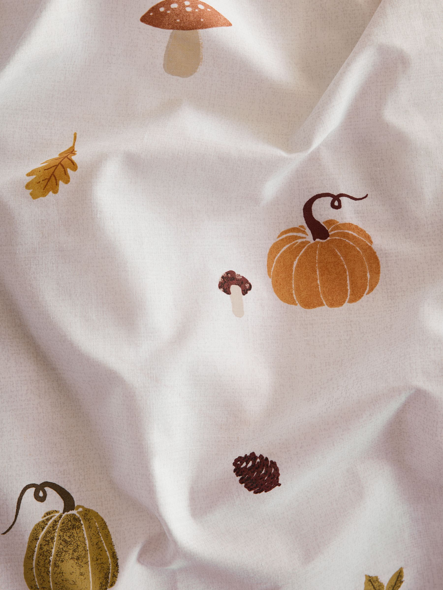 Buy Autumn Pumpkin Reversible Duvet Cover and Pillowcases 2 Pack from ...