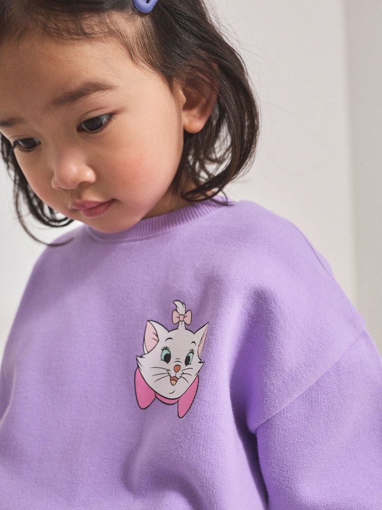 Buy Lilac Purple - Disney Aristocats Sweatshirt & Leggings Set (3mths ...