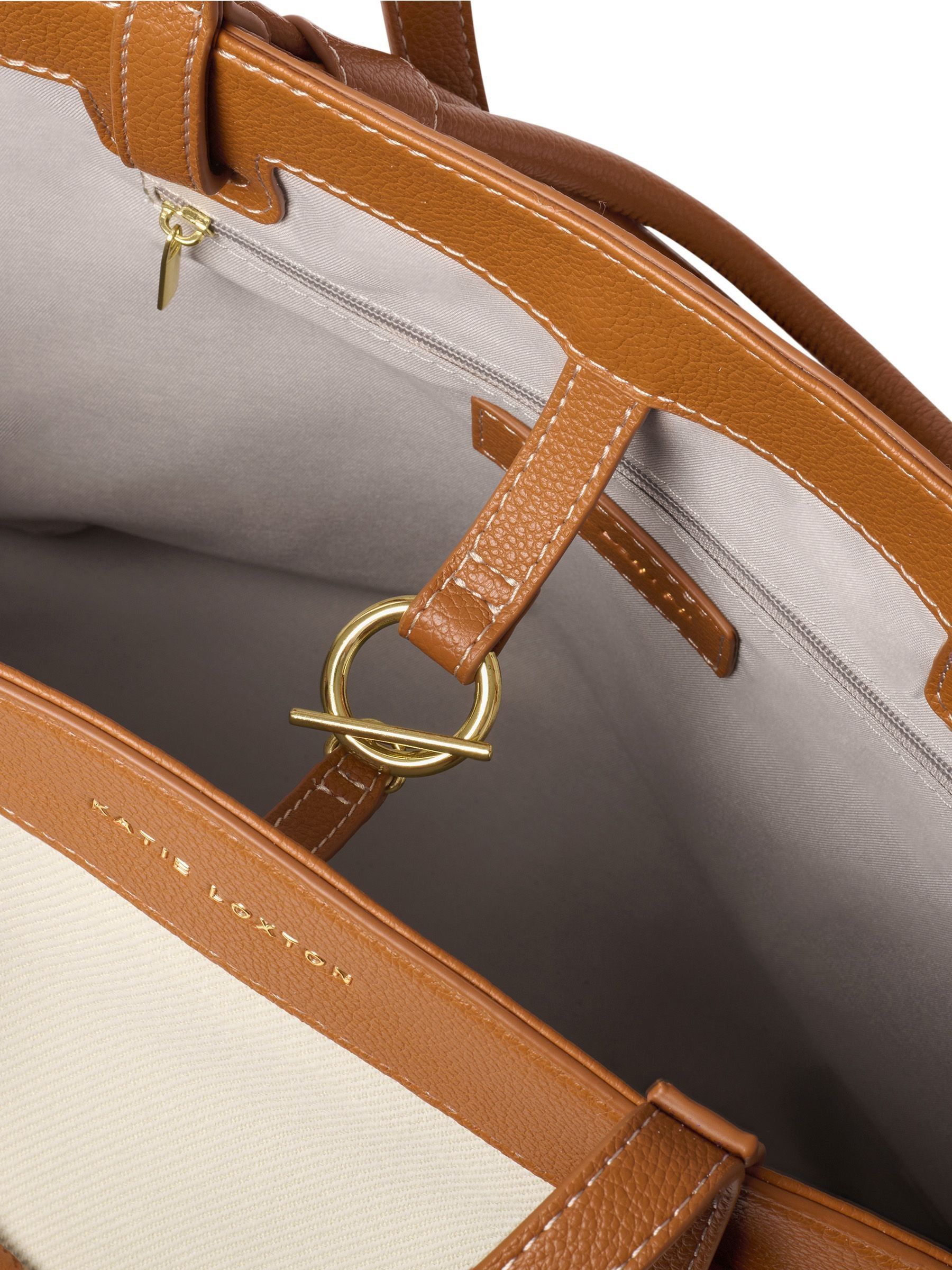 Buy Katie Loxton Natural Canvas Siena Tote Bag from the Next UK online shop