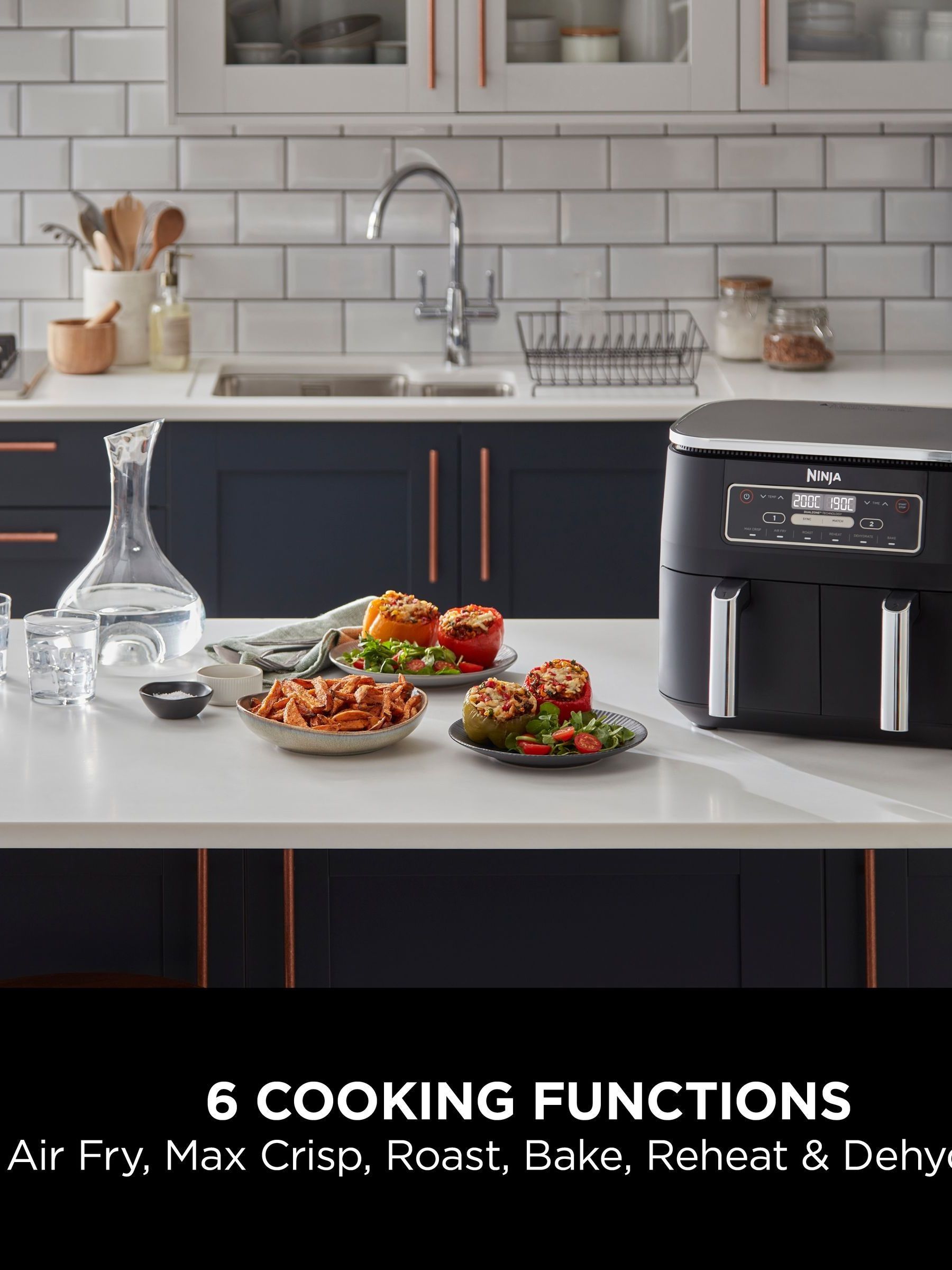 Buy Ninja Black Foodi Dual Zone Air Fryer from the Next UK online shop