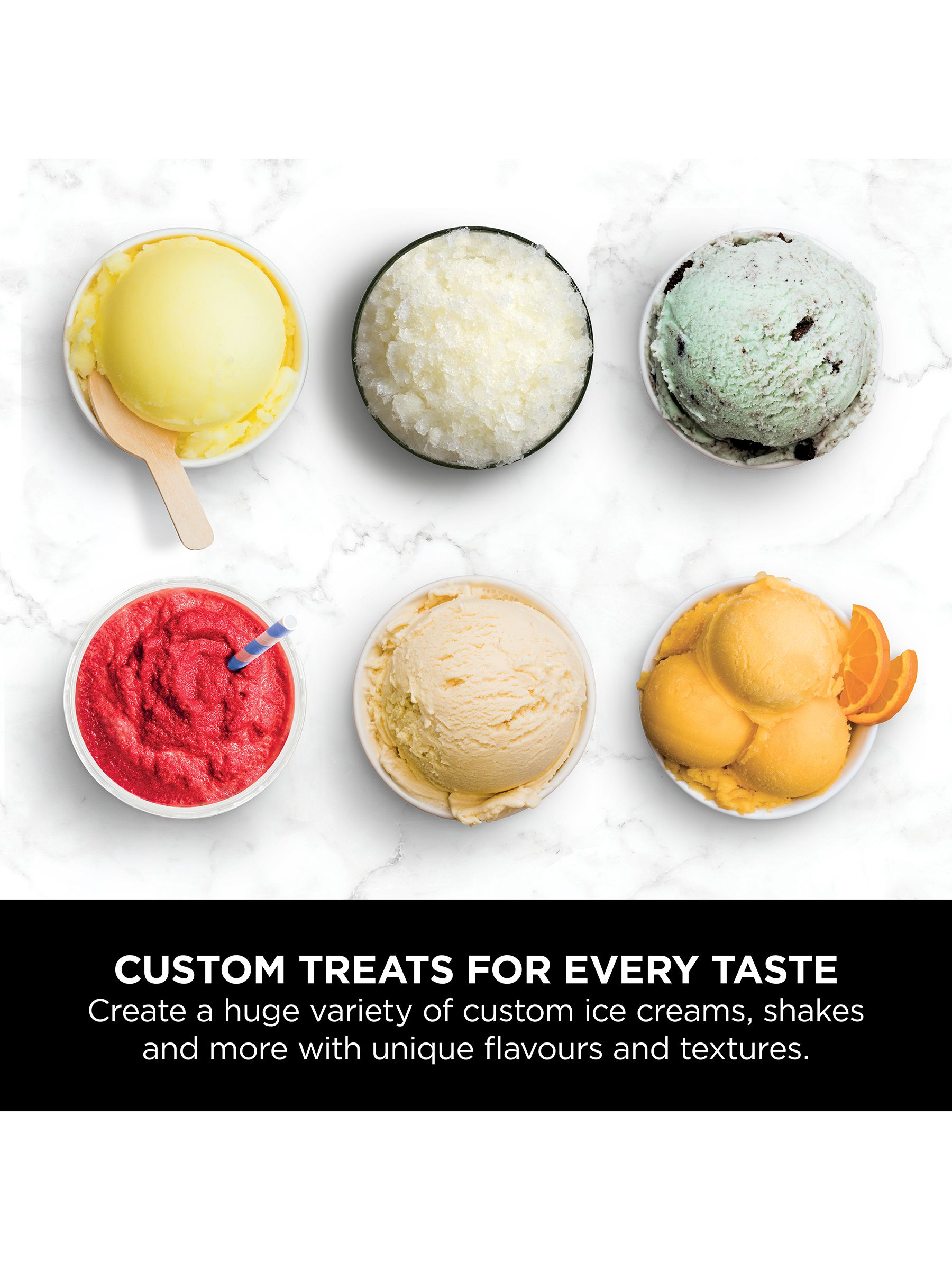 Buy Ninja Black CREAMi Deluxe 10-in-1 Ice Cream & Drink Maker from the ...