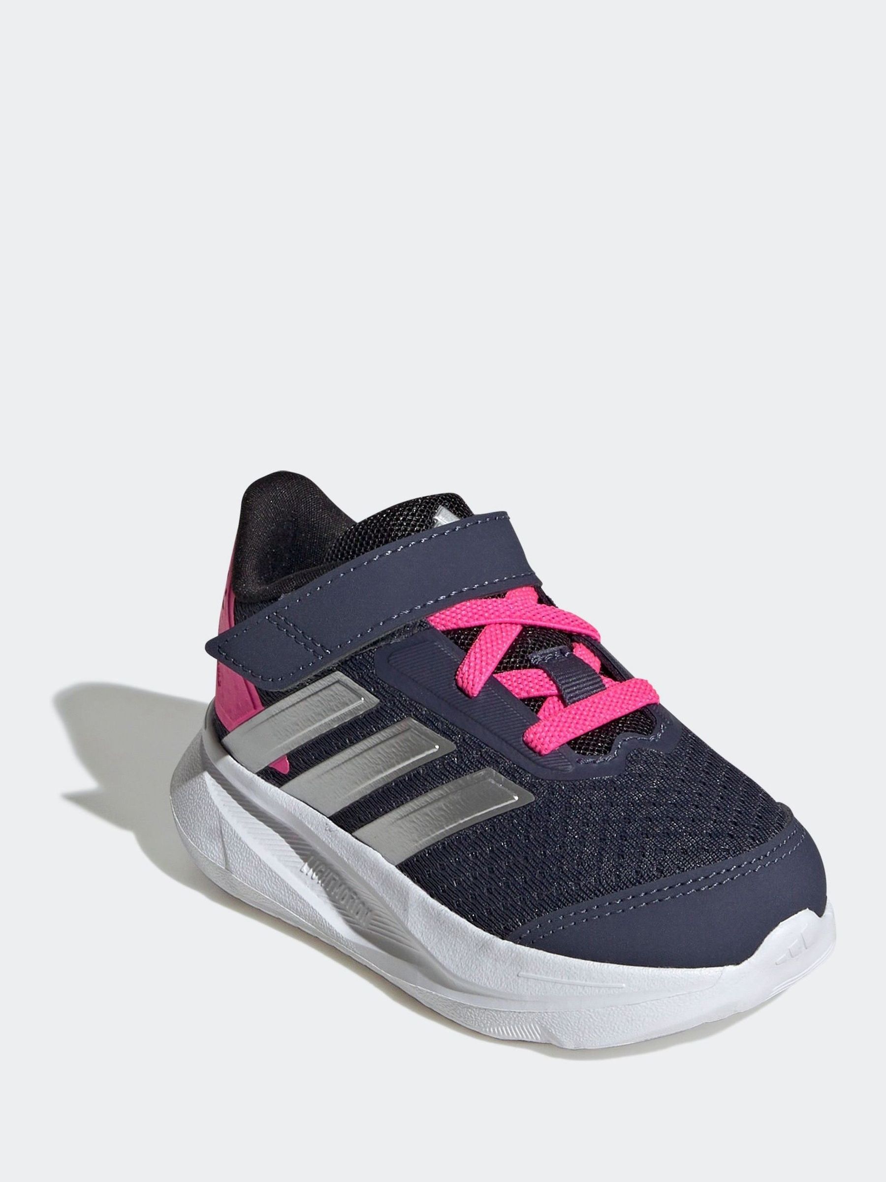 Buy adidas Navy/Pink Duramo 2.0 Hook and Loop Infant Trainers from Next ...