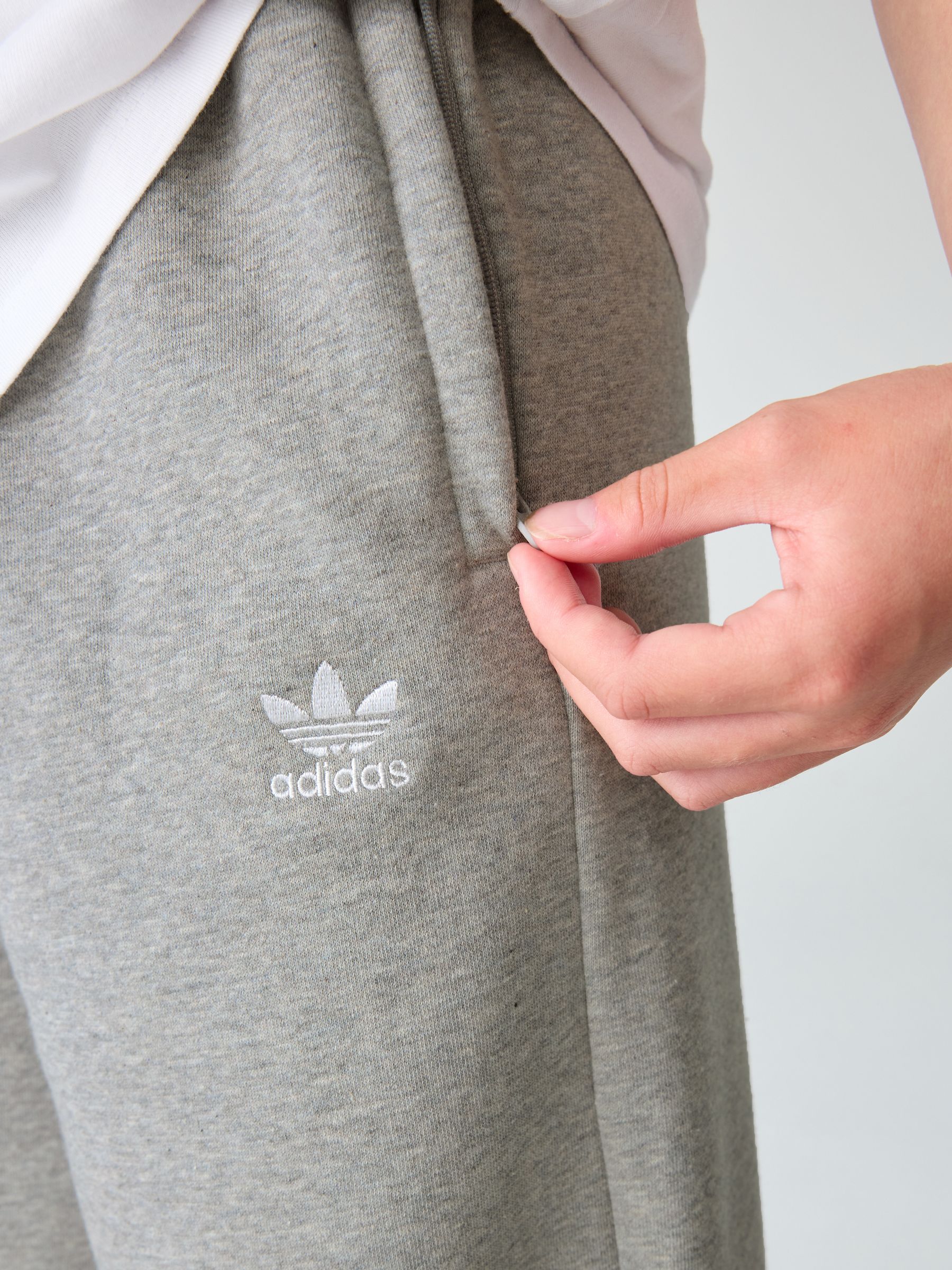 Buy adidas Originals Grey Wide Leg Kids Joggers from Next USA