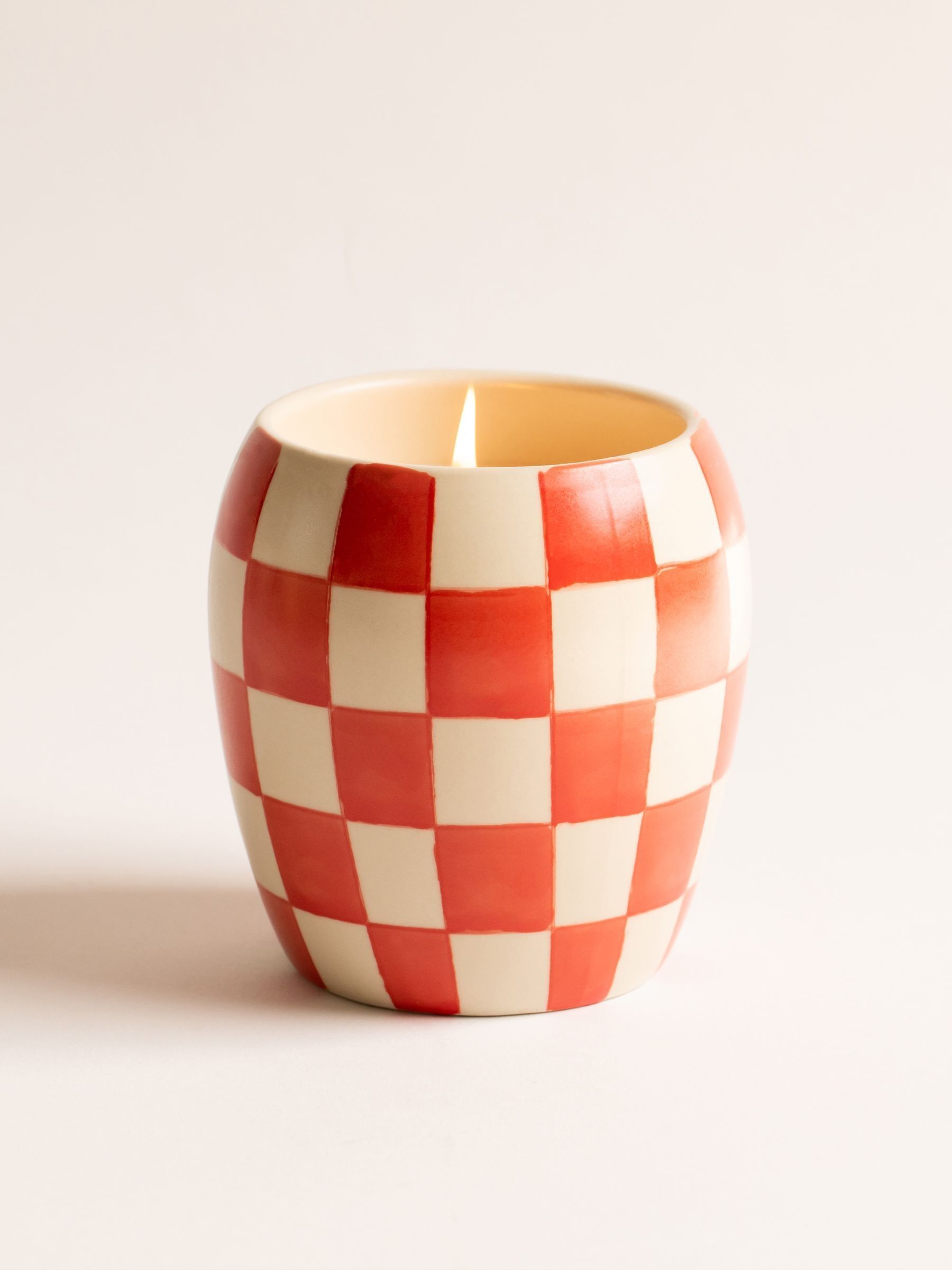 Buy Paddywax Checkmate Rose & Santal Checkered Porcelain Candle 311g ...