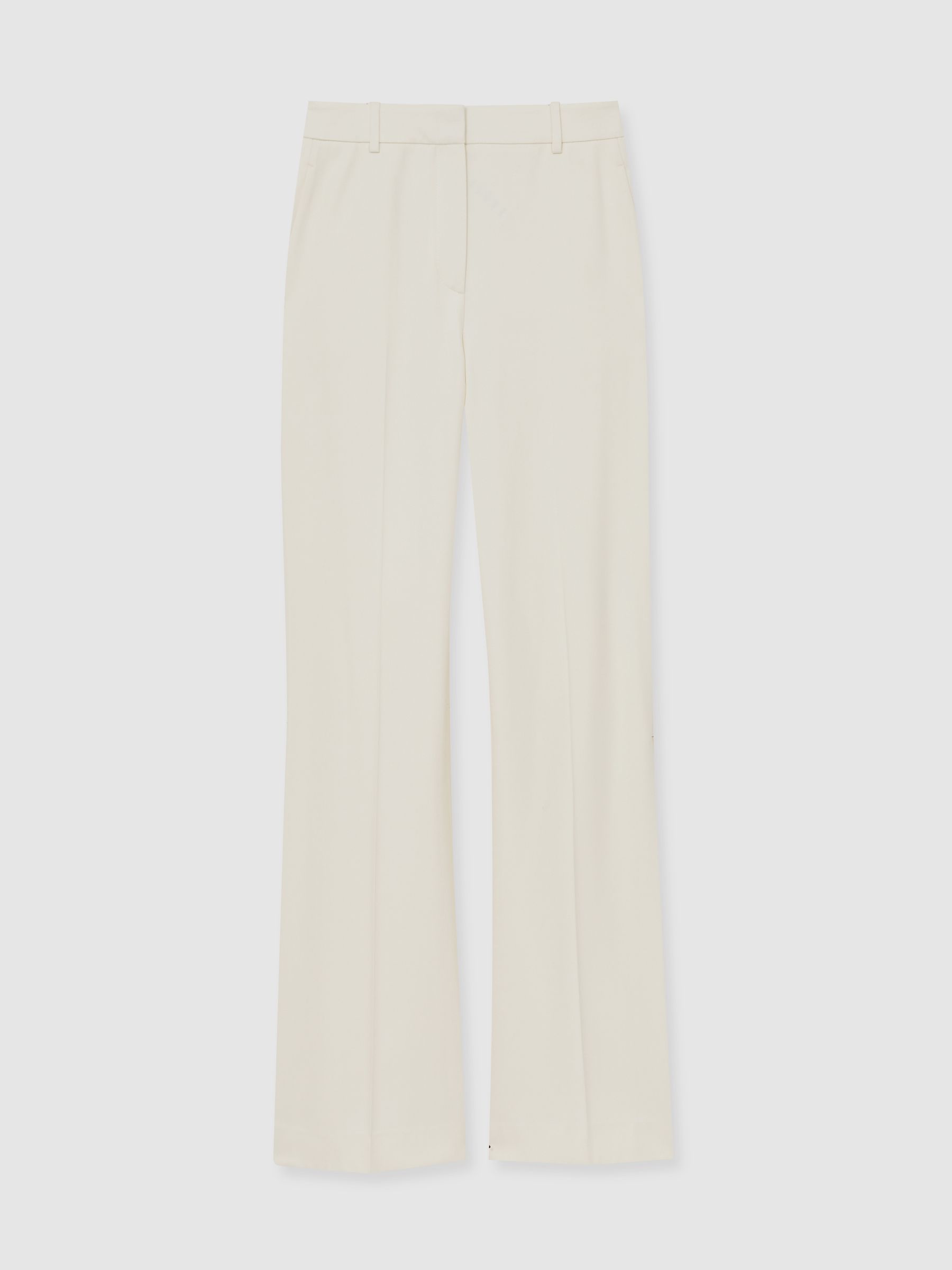 Buy Reiss Cream Millie Wide-Leg Tailored Trousers from the Next UK ...