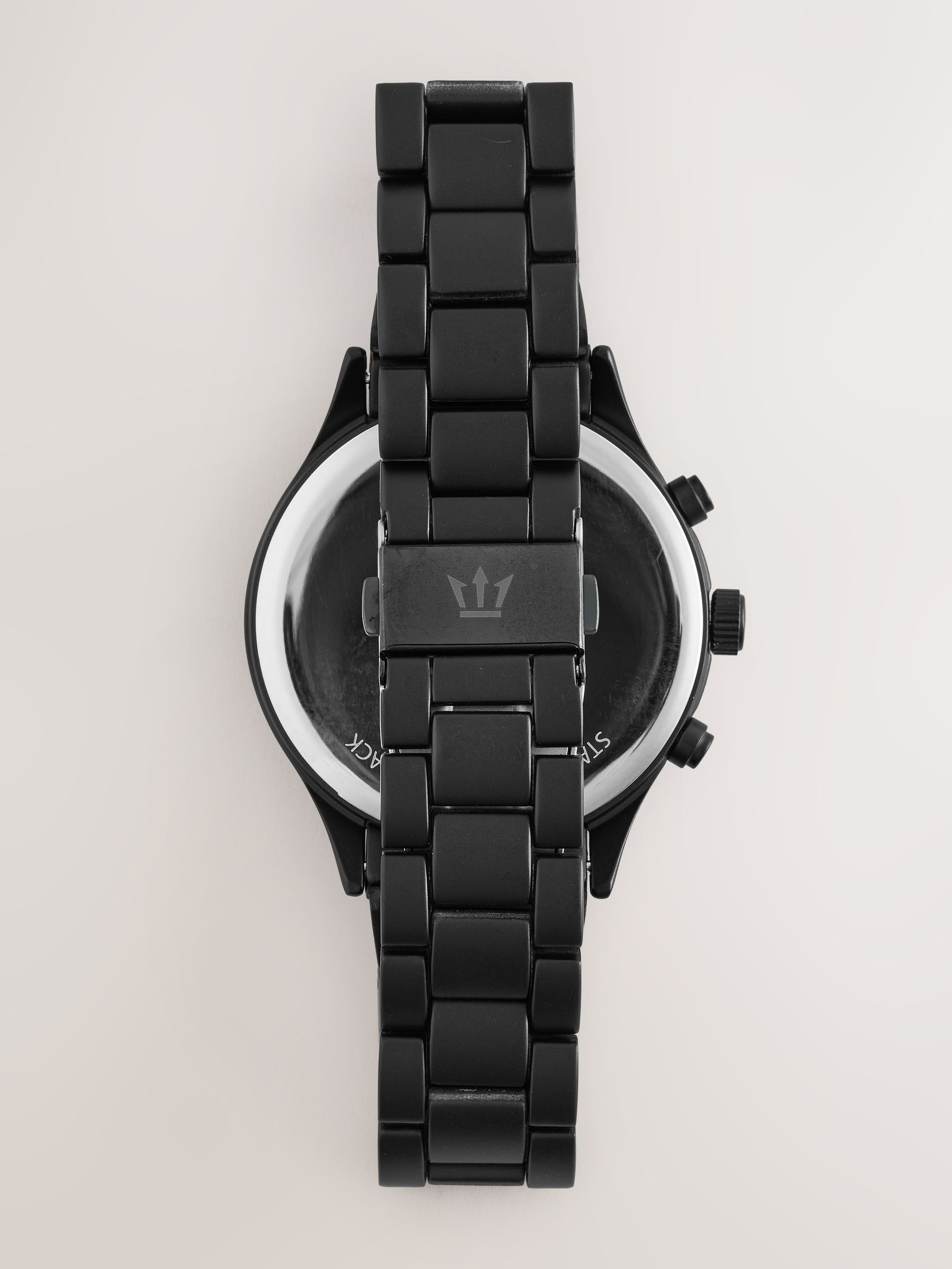 Buy Black Tone Pattern Bracelet Watch from the Next UK online shop