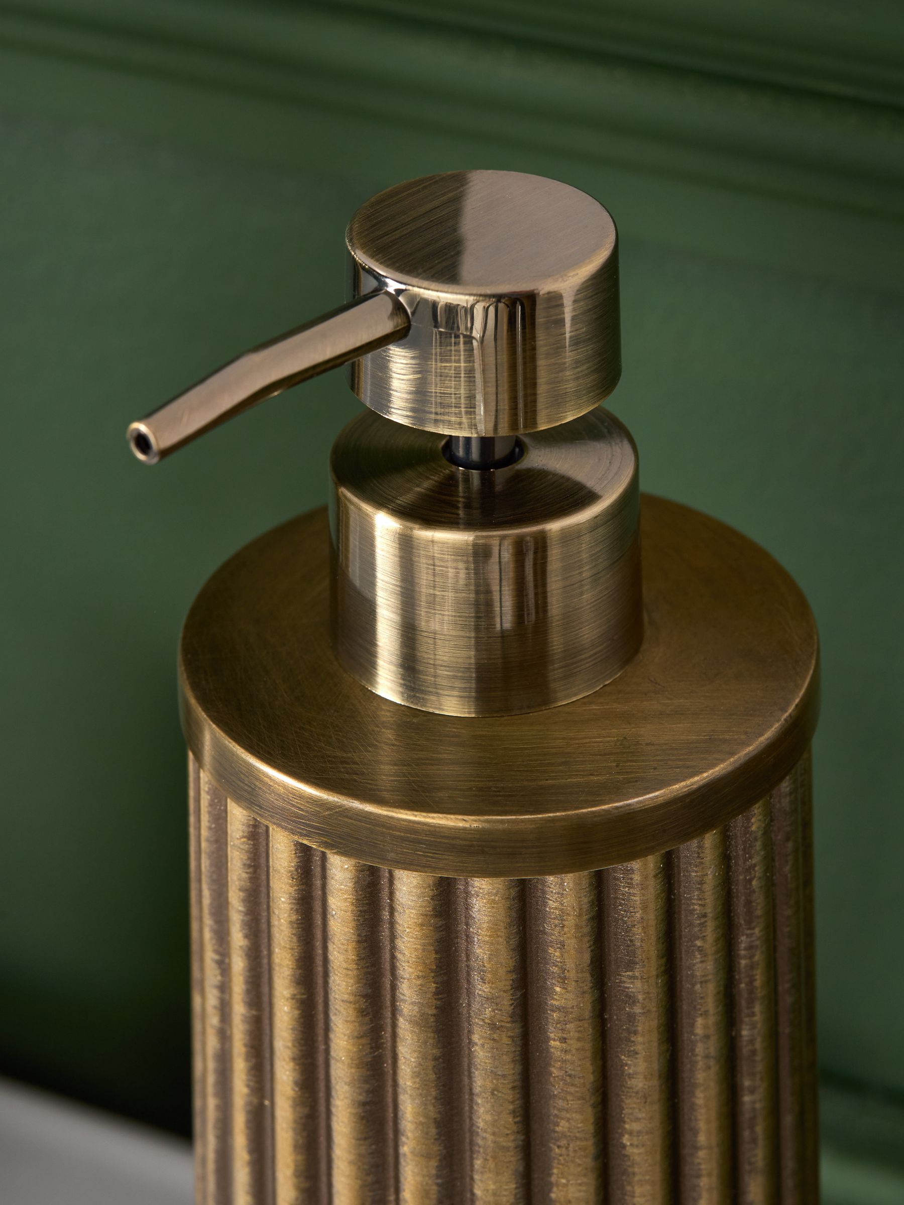 Buy Gold Rib Soap Dispenser from the Next UK online shop