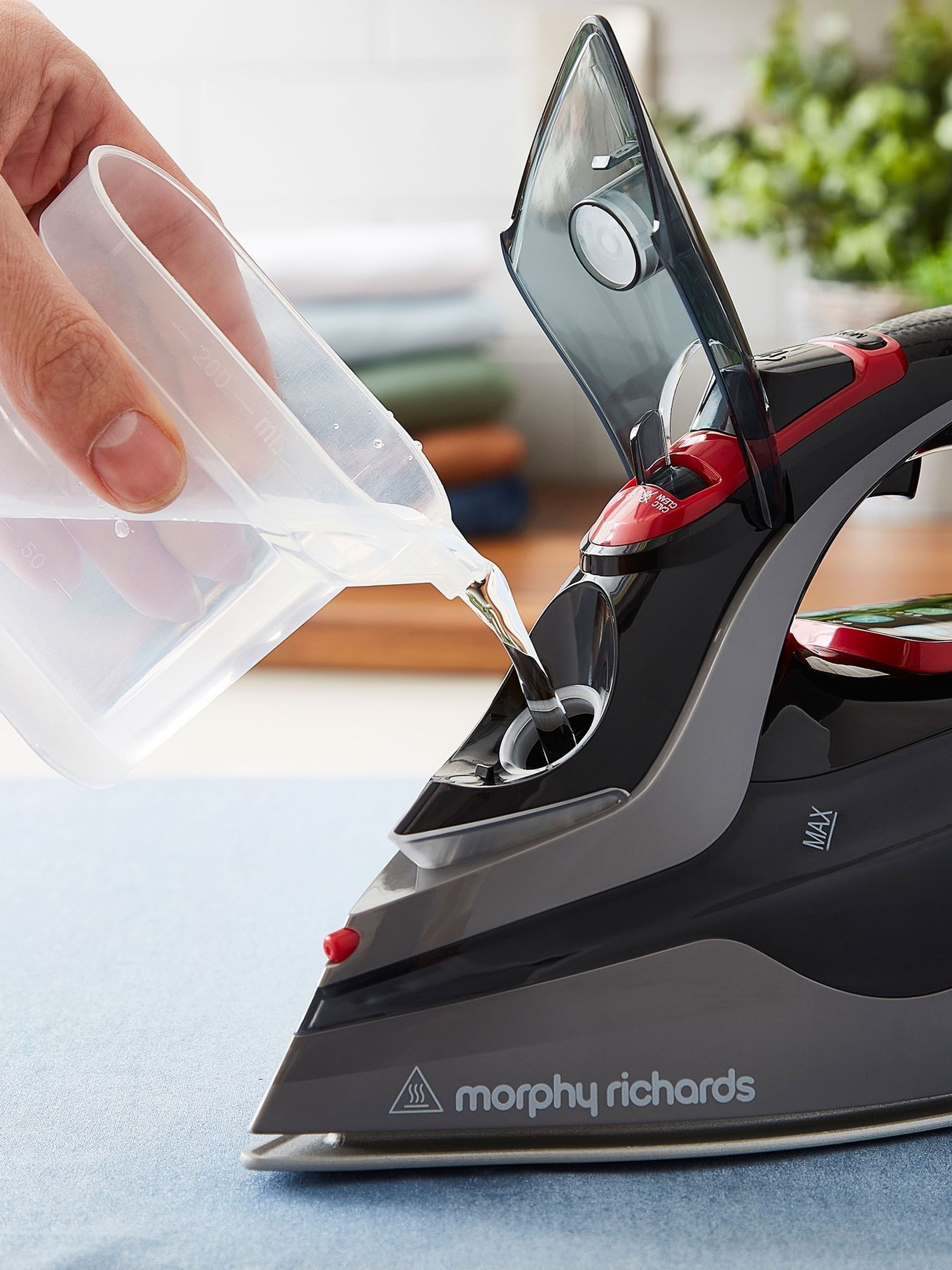 Buy Morphy Richards Black LCD Digital Steam Iron from the Next UK ...