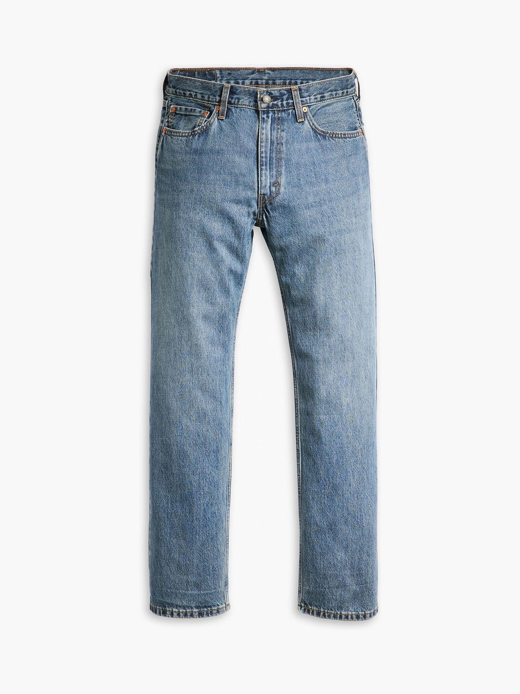 Buy Levi's® Blue 100% Cotton 555 Relaxed Straight Worn In Jeans from ...