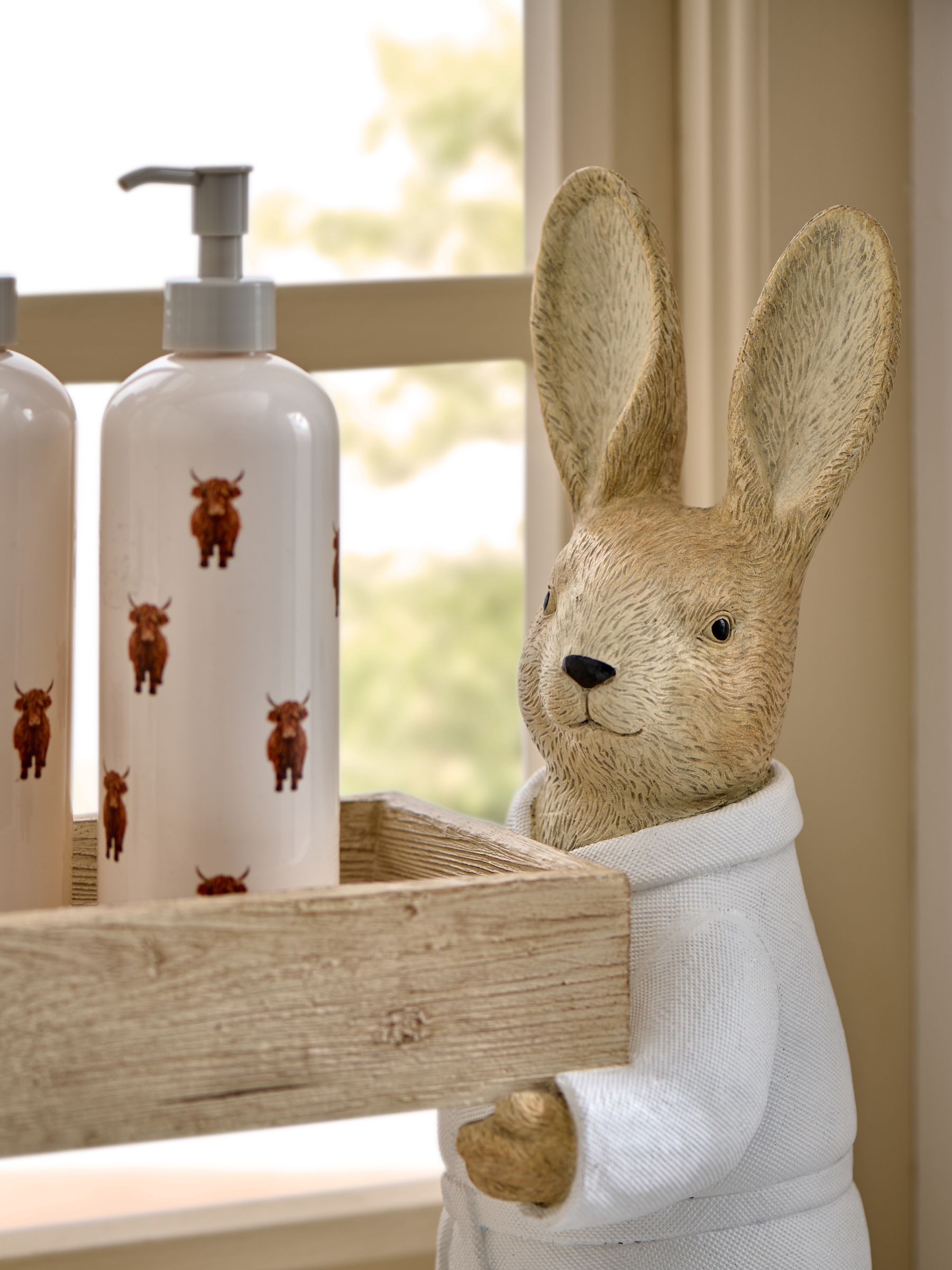 Buy Natural Bertie Bear and Rosie Rabbit Storage Caddy from Next Australia