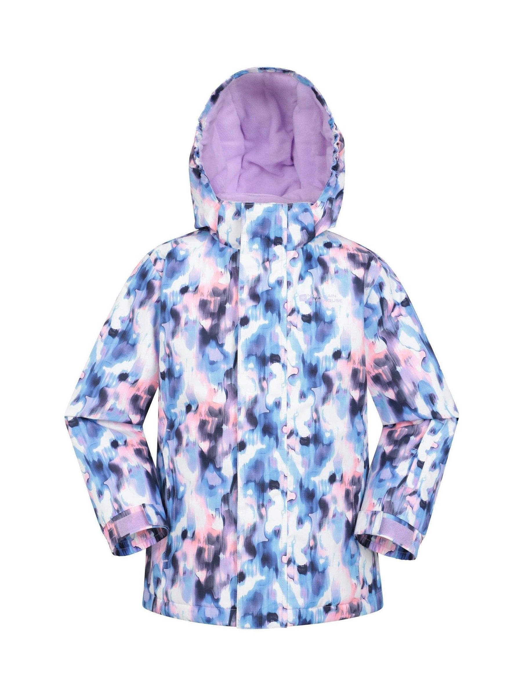 Buy Mountain Warehouse Purple Fleece Lined Printed Snow Ski Jacket And ...