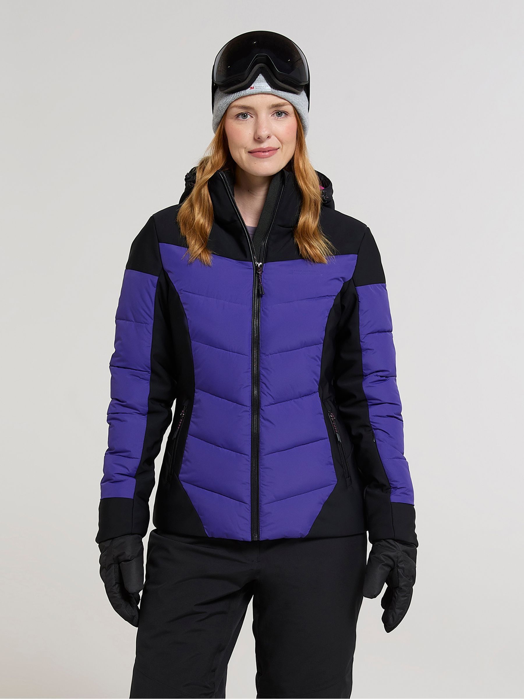 Buy Mountain Warehouse Purple Womens Resort Recco Padded Ski Jacket ...