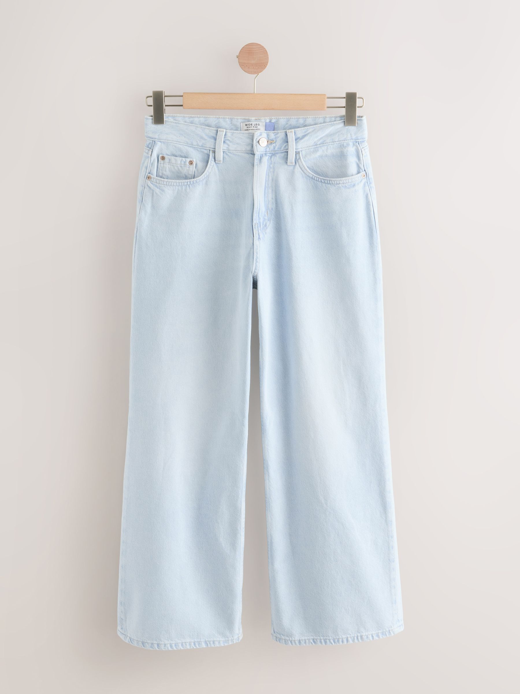 Buy Bleach - Hourglass Wide Leg Denim Jeans from Next Germany