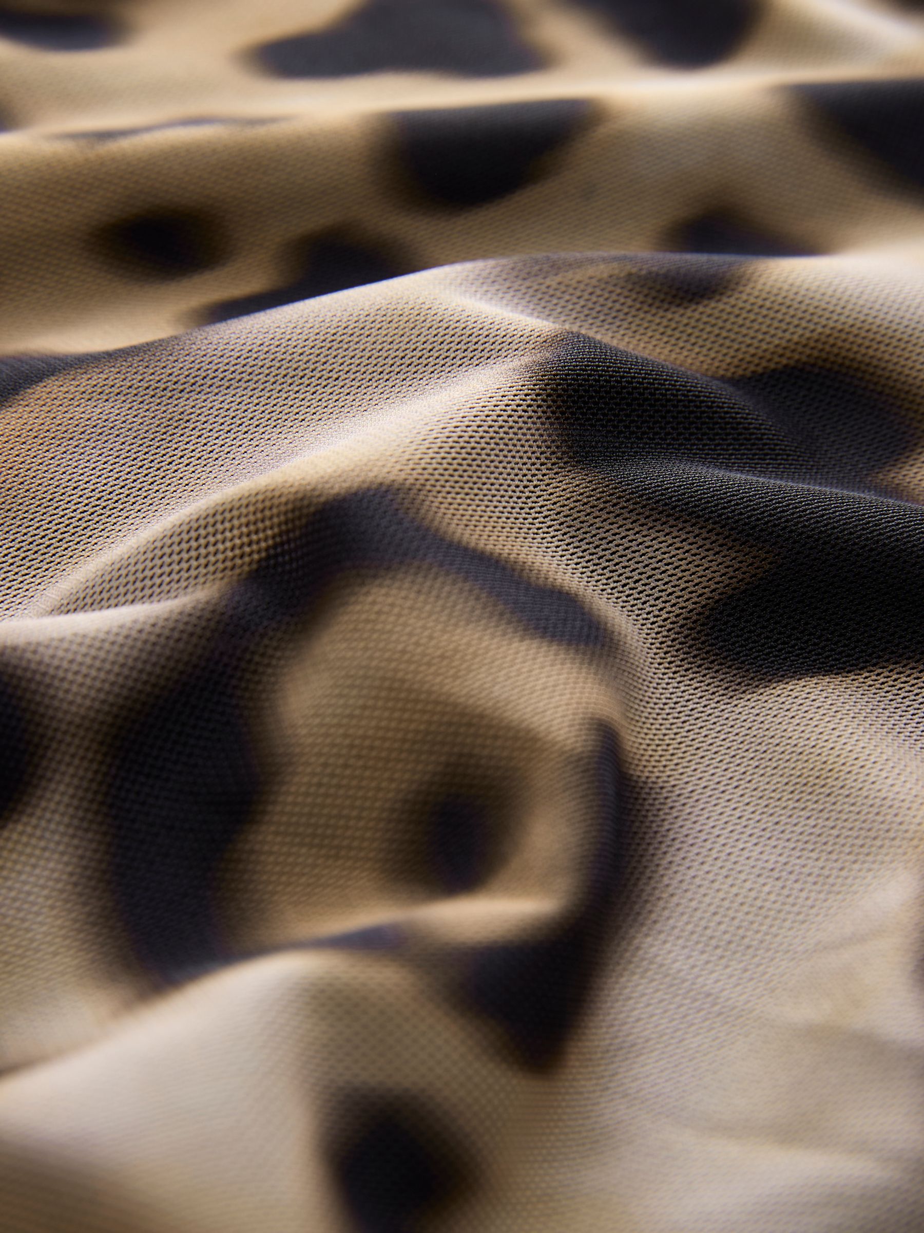 Buy Animal Print Sleeveless Ruched Mesh Top from the Next UK online shop