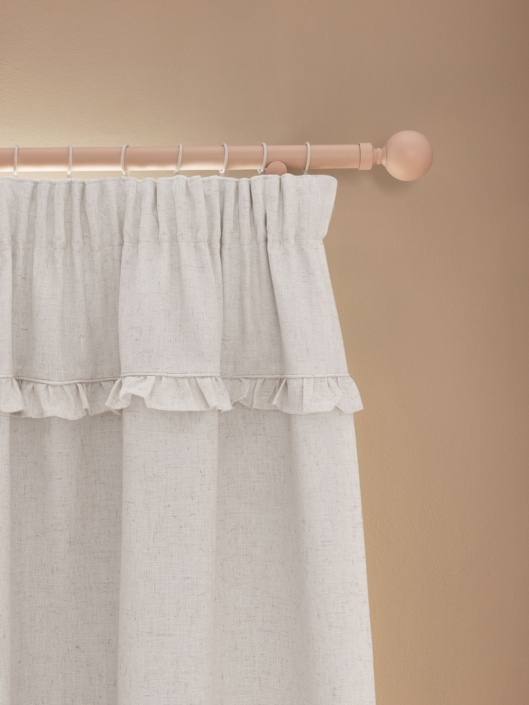Buy Natural Frill Pencil Pleat Blackout Curtains from the Next UK ...
