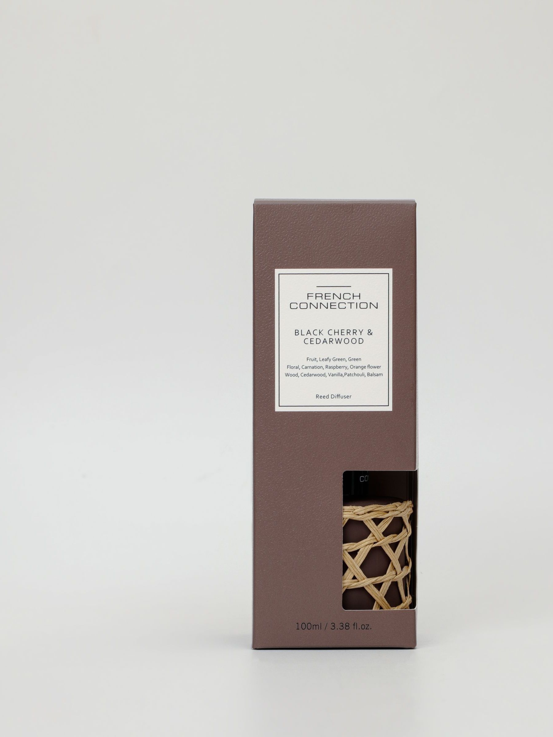Buy French Connection Brown Woven Detail Cherry Cedarwood Reed Diffuser ...