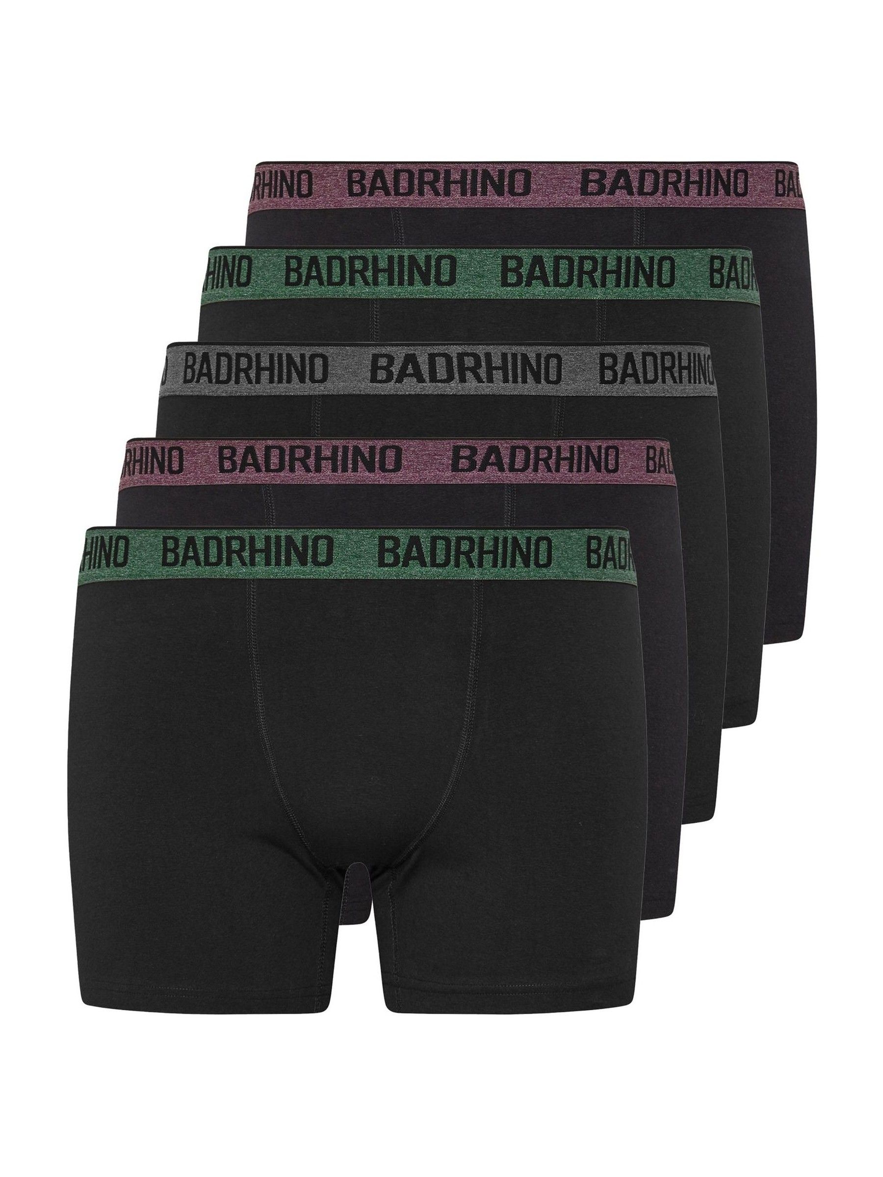 Buy BadRhino Big & Tall Black Boxers 5 Pack from the Next UK online shop