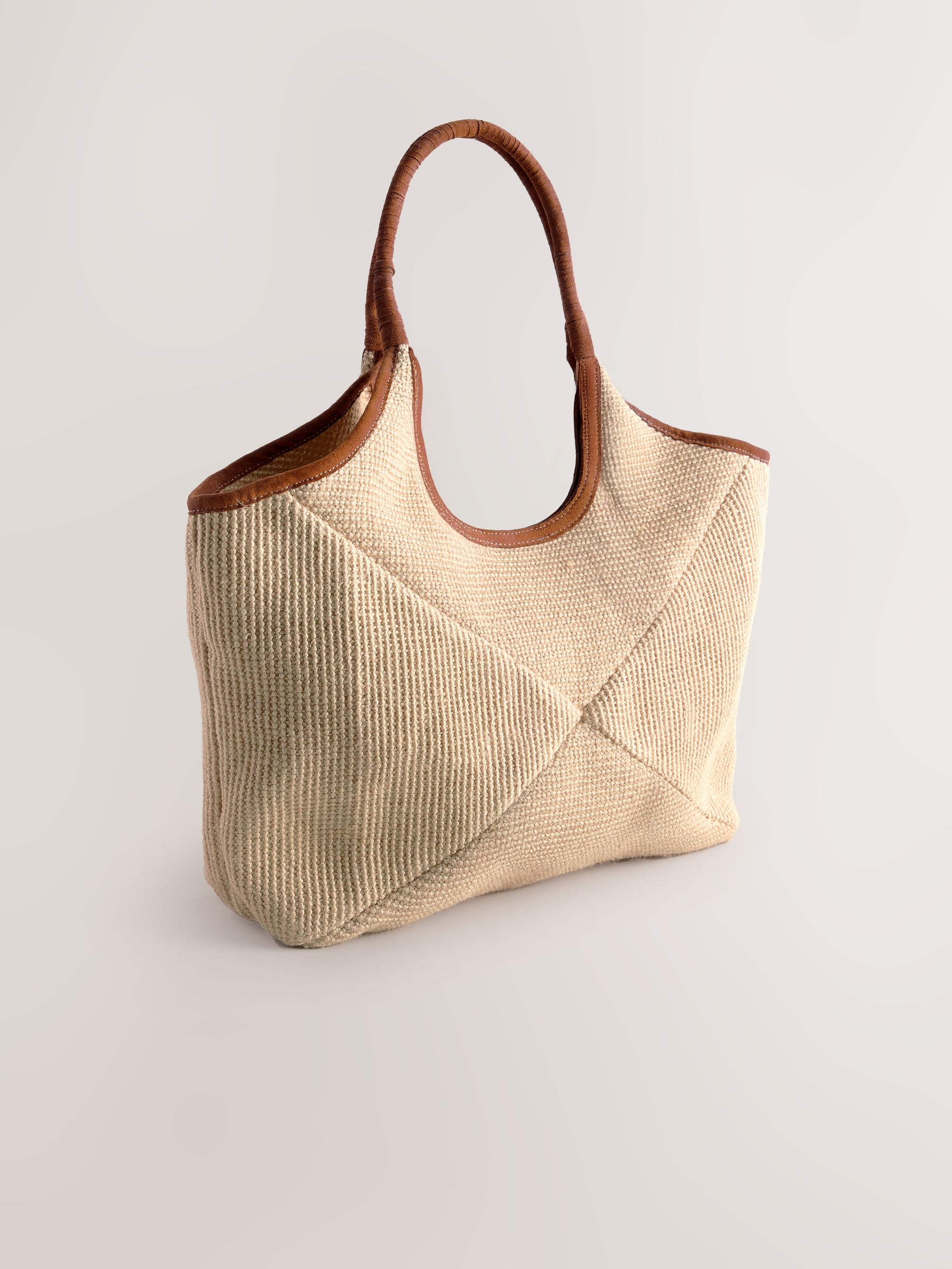 Buy Natural Jute Shoulder Bag from the Next UK online shop
