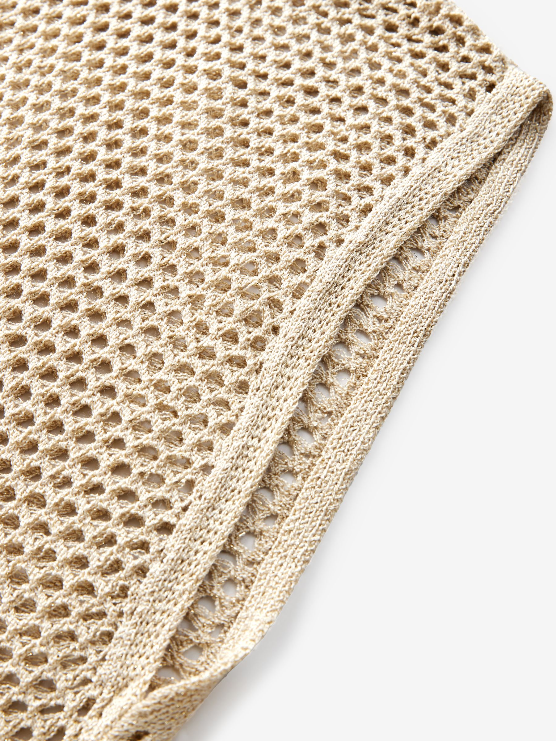 Buy Gold Knitted Cover-Up from the Next UK online shop