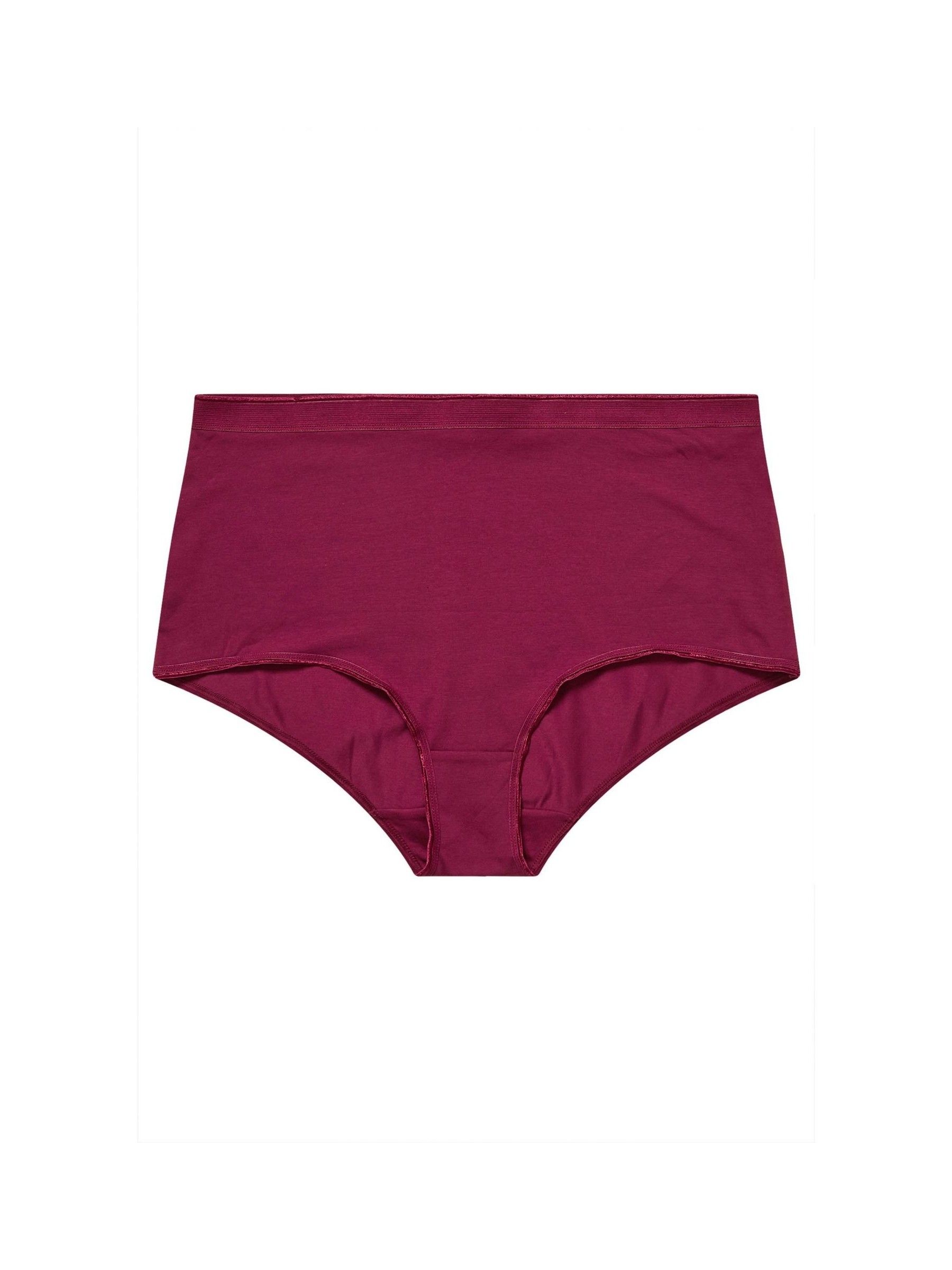 Buy Yours Curve Red Stretch Full Briefs 5 Pack from the Next UK online shop