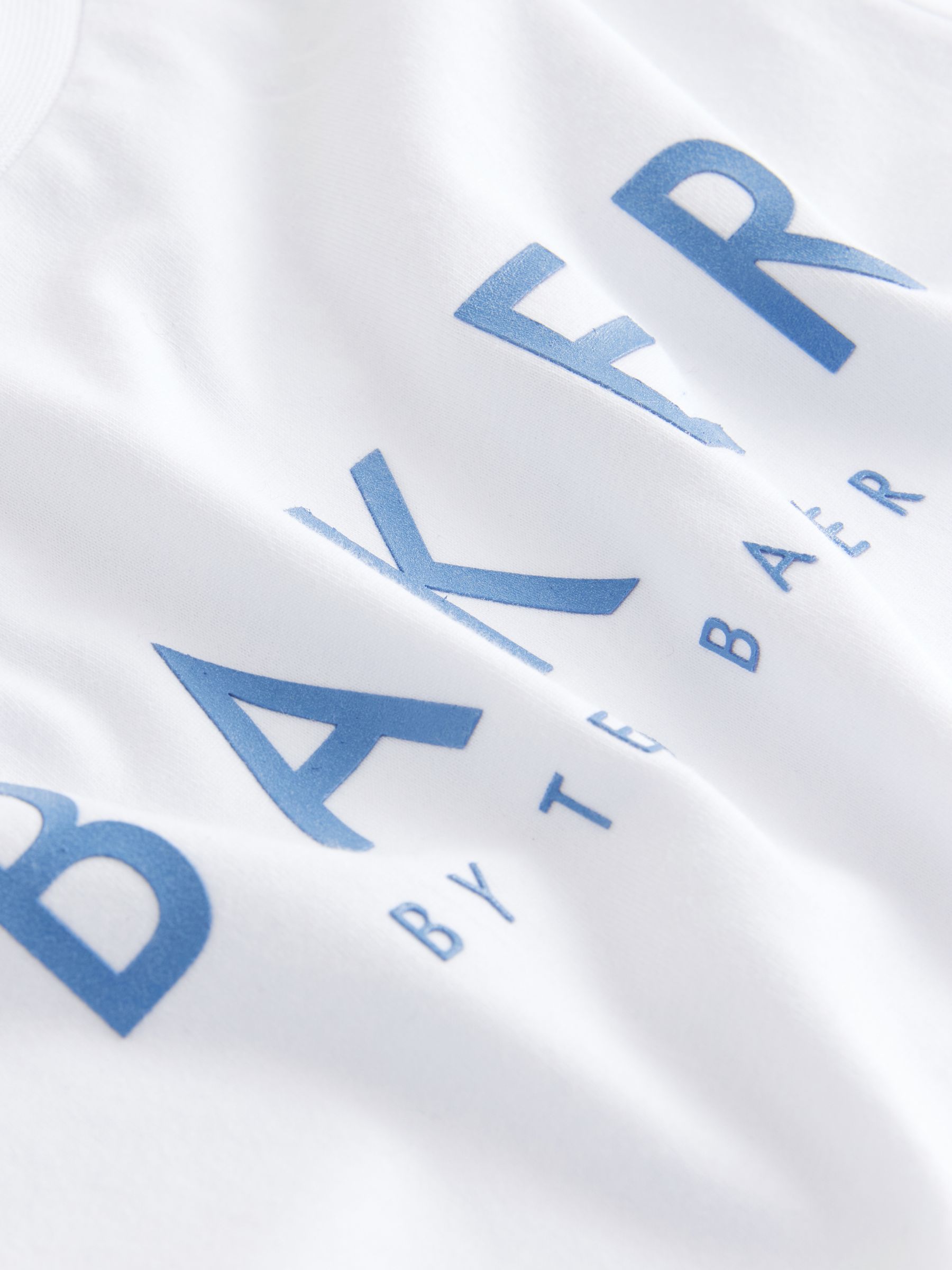 Buy Baker by Ted Baker Textured Stripe Shirt T-Shirt and Shorts Set ...