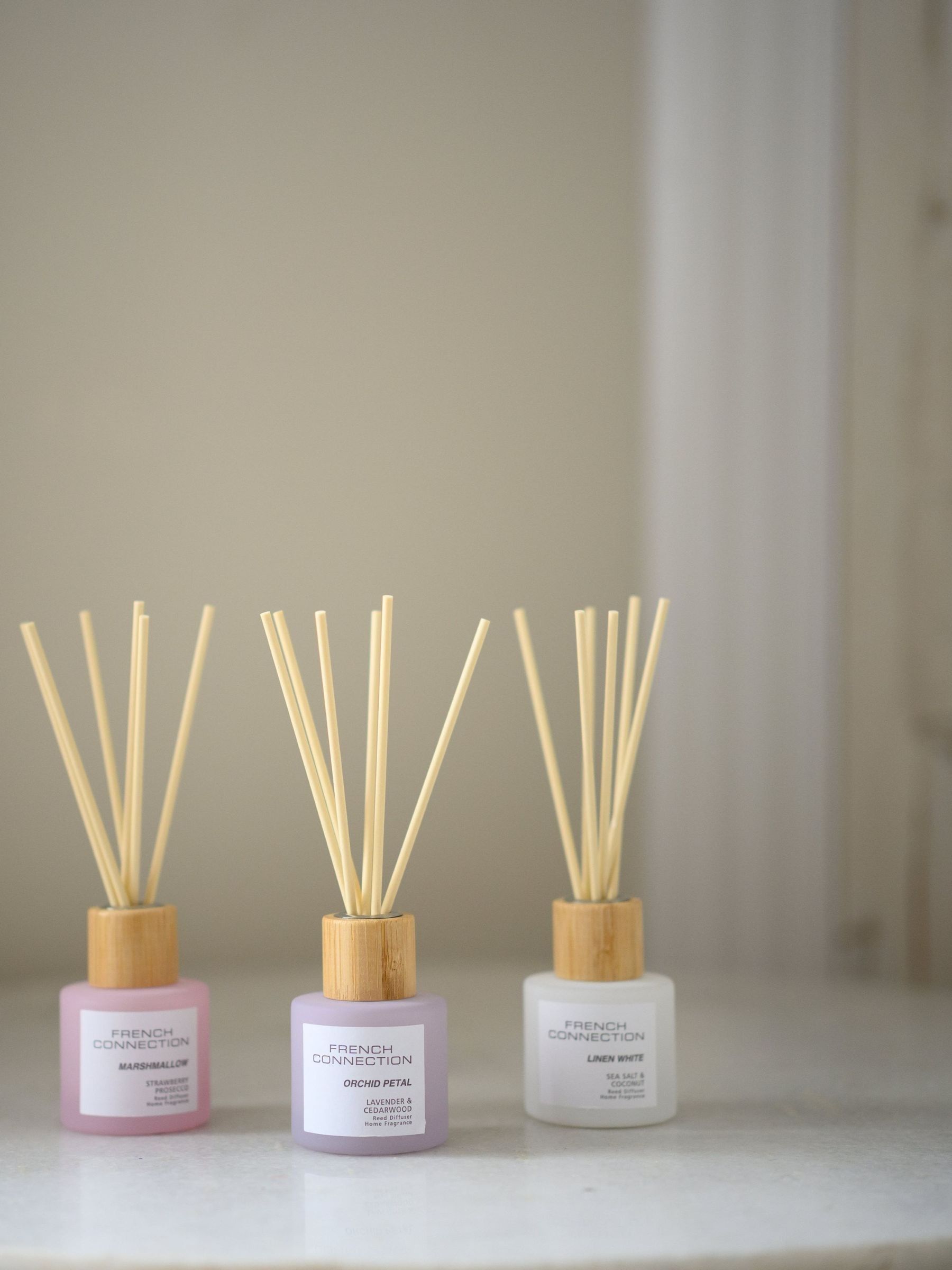 Buy French Connection Pastel Range Trio of Reed Diffusers Gift Set 3 X ...