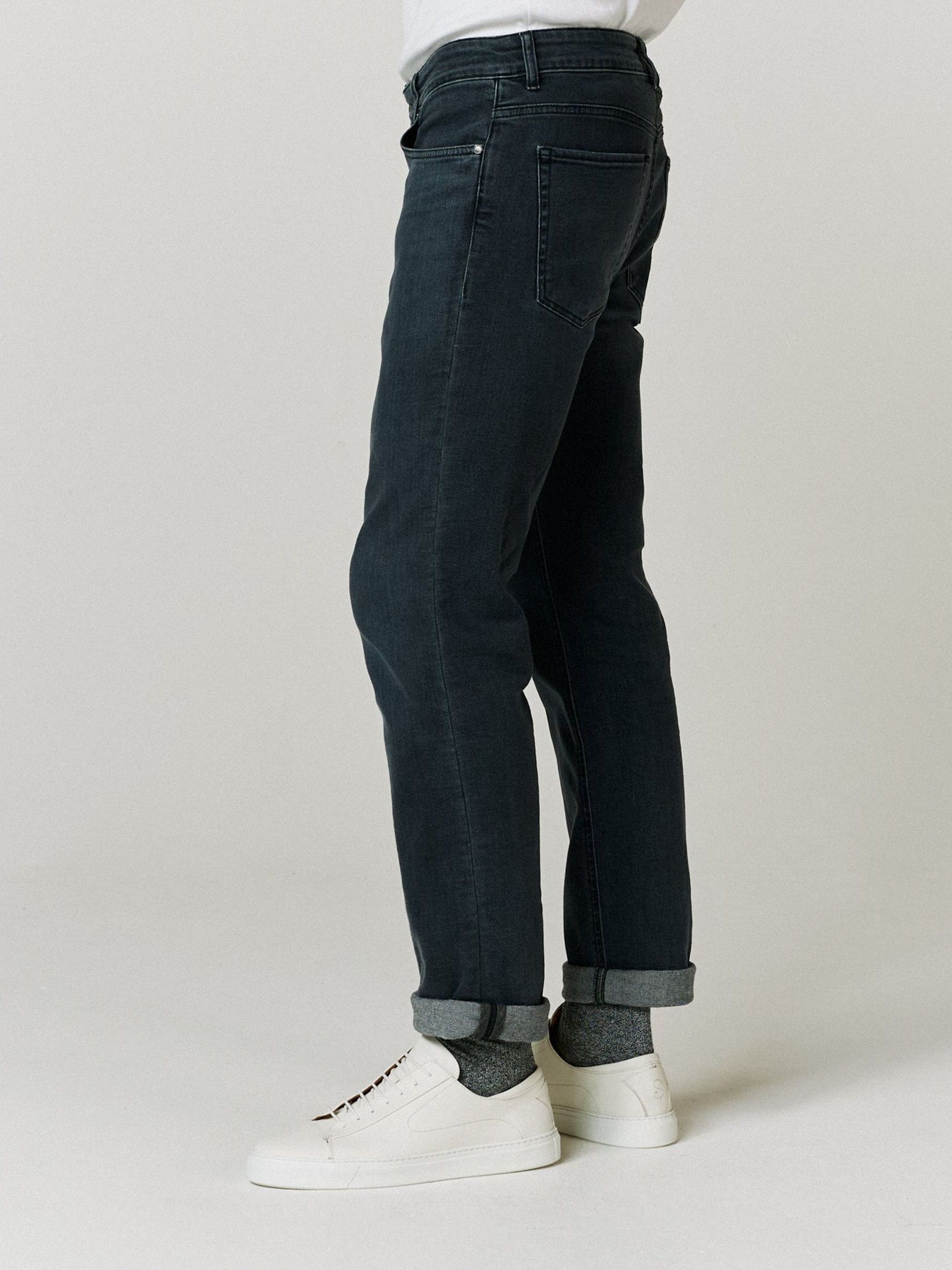 Buy Oliver Sweeney Grey Limerick Tapered Fit 100% Cotton Stretch Denim ...