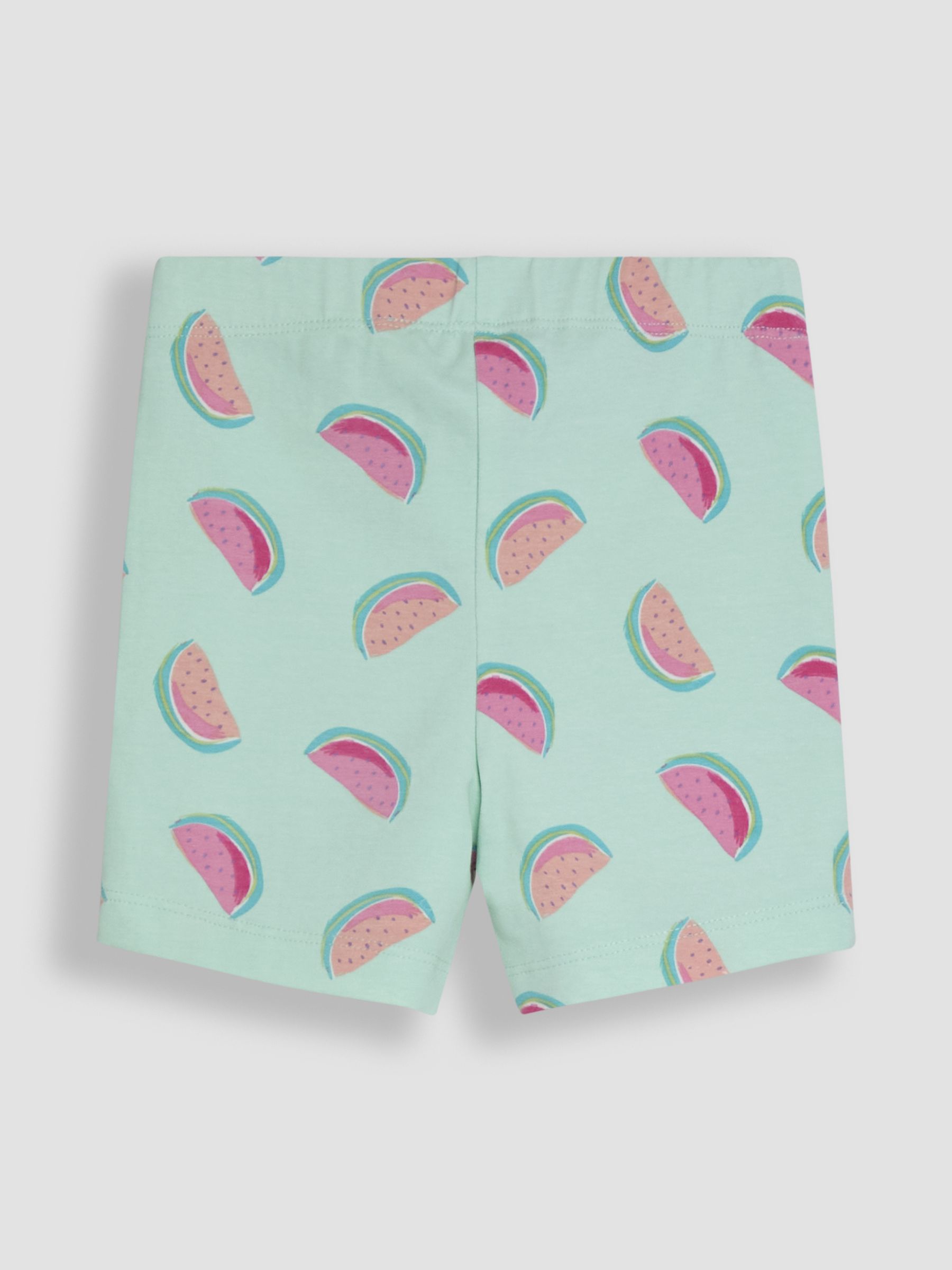 Buy JoJo Maman Bébé Mint Green Watermelon 2-Pack Shorts from the Next ...