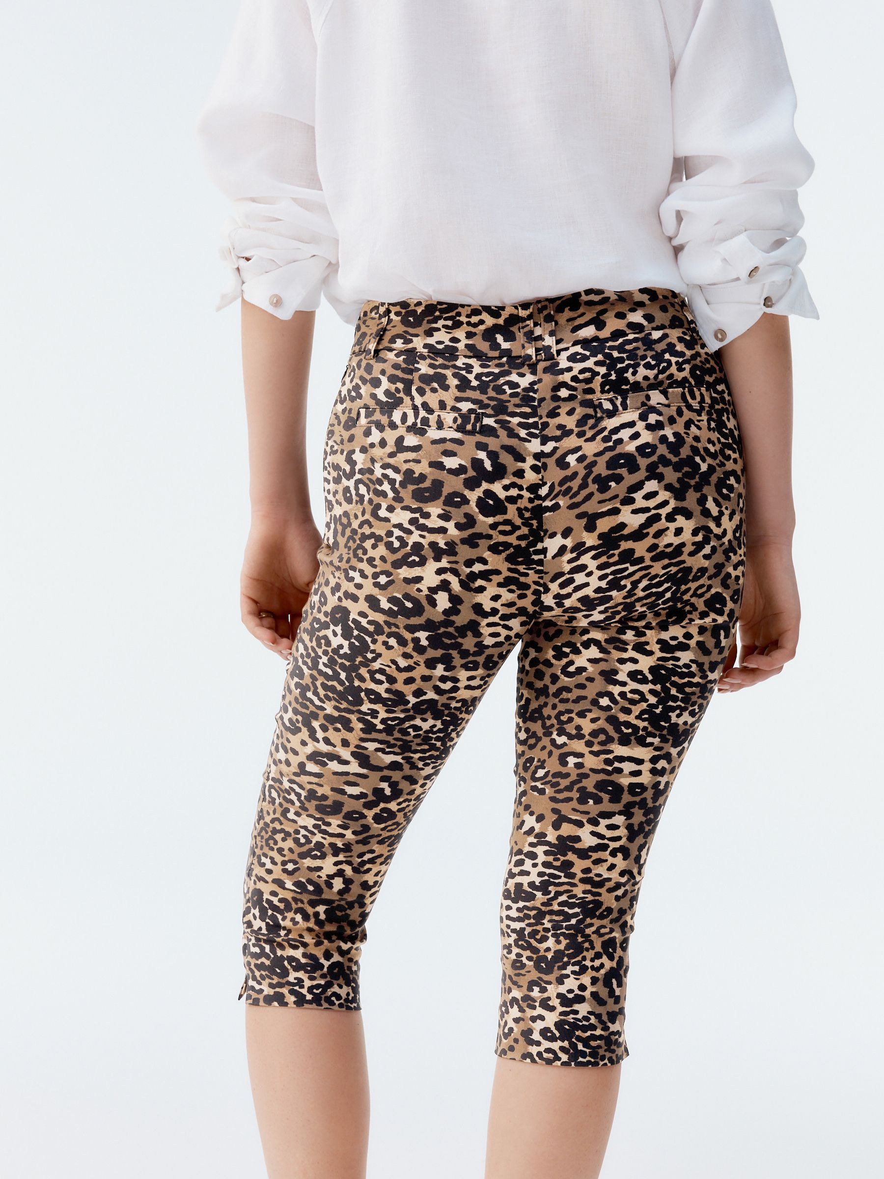 Buy Leopard Print Capri Trousers from the Next UK online shop