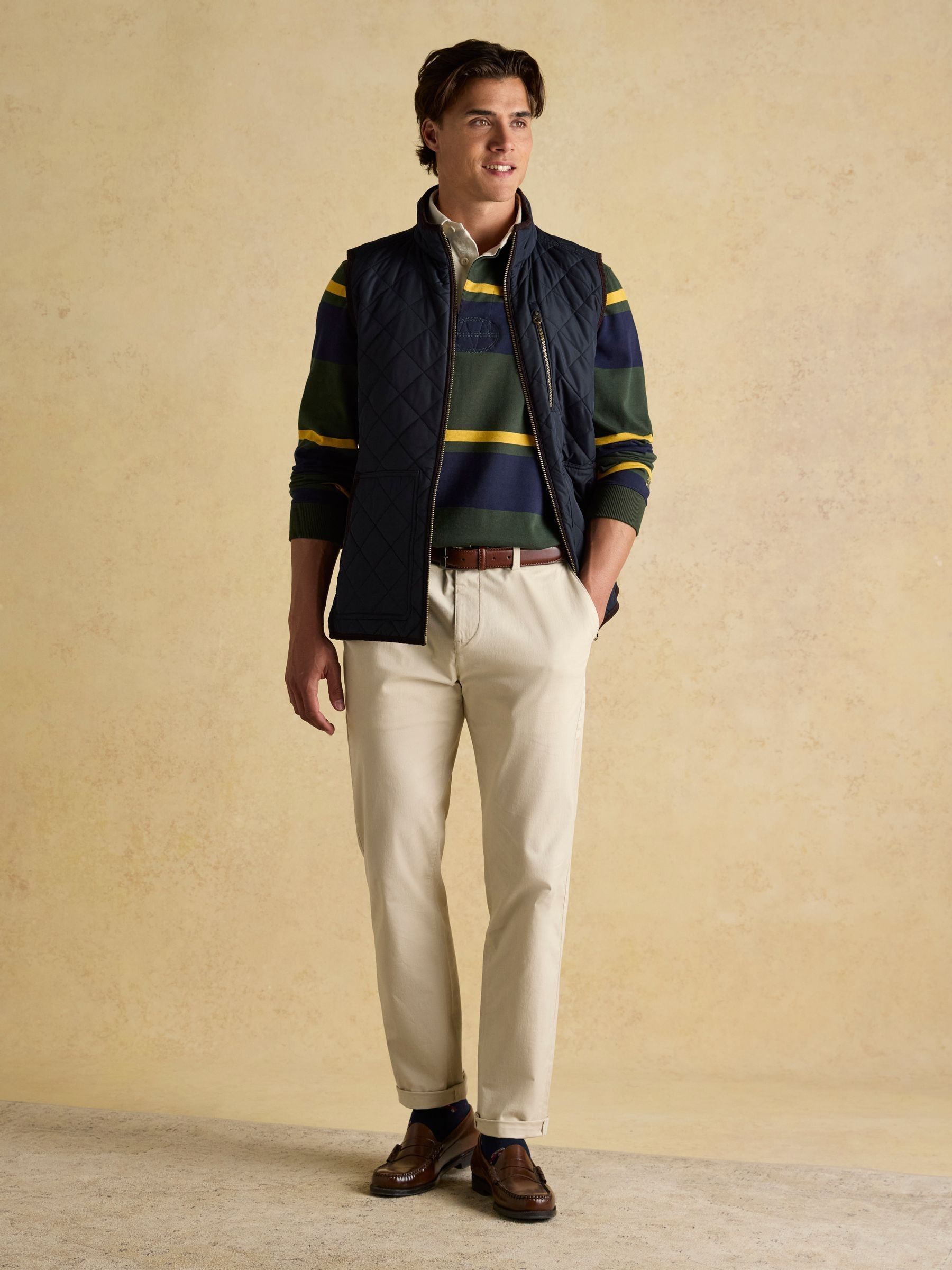 Buy Joules Maynard Navy Diamond Quilted Gilet from the Next UK online shop