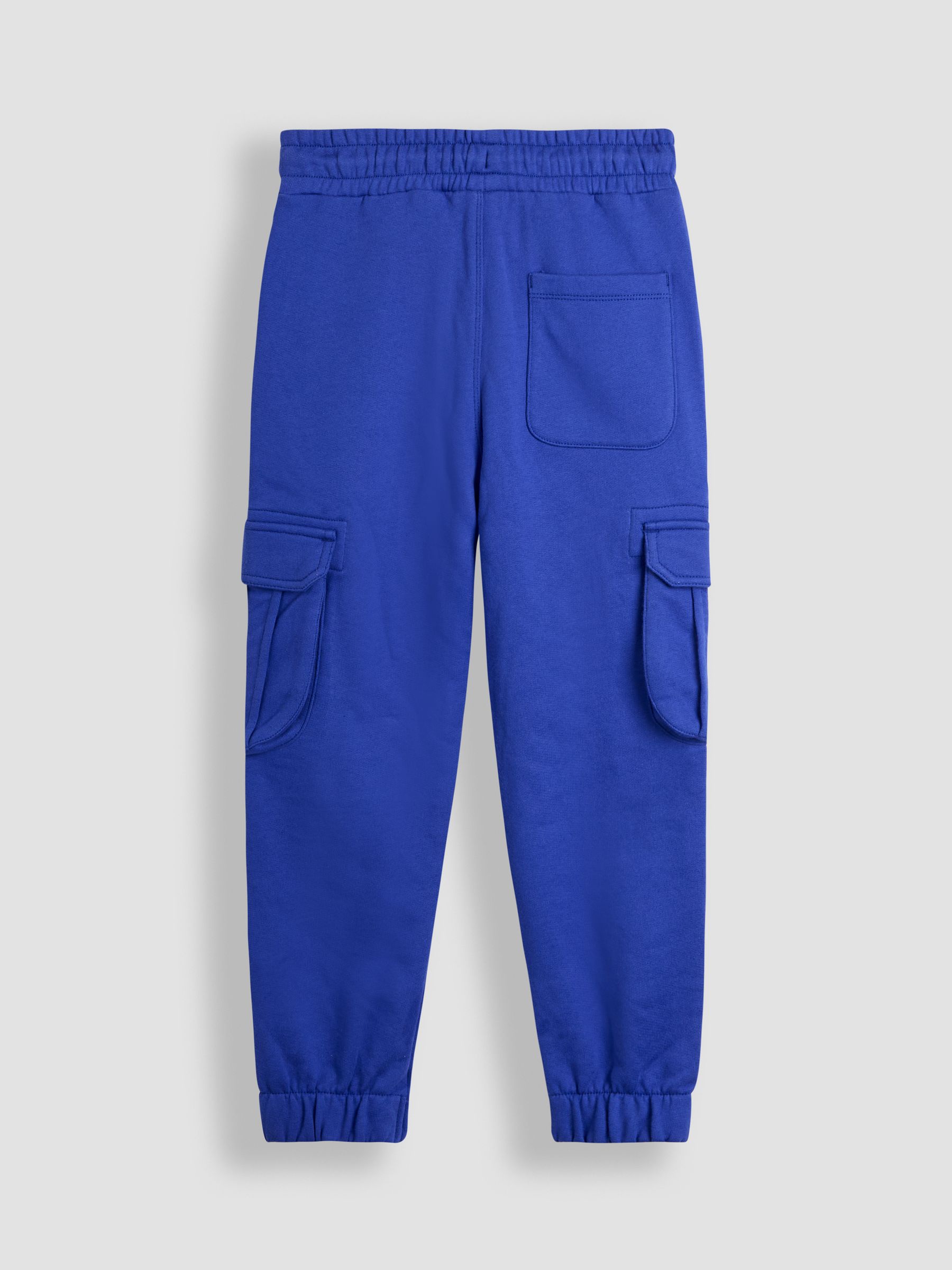 Buy JoJo Maman Bébé Cobalt Blue & Navy Blue 2-Pack Cargo Joggers from ...
