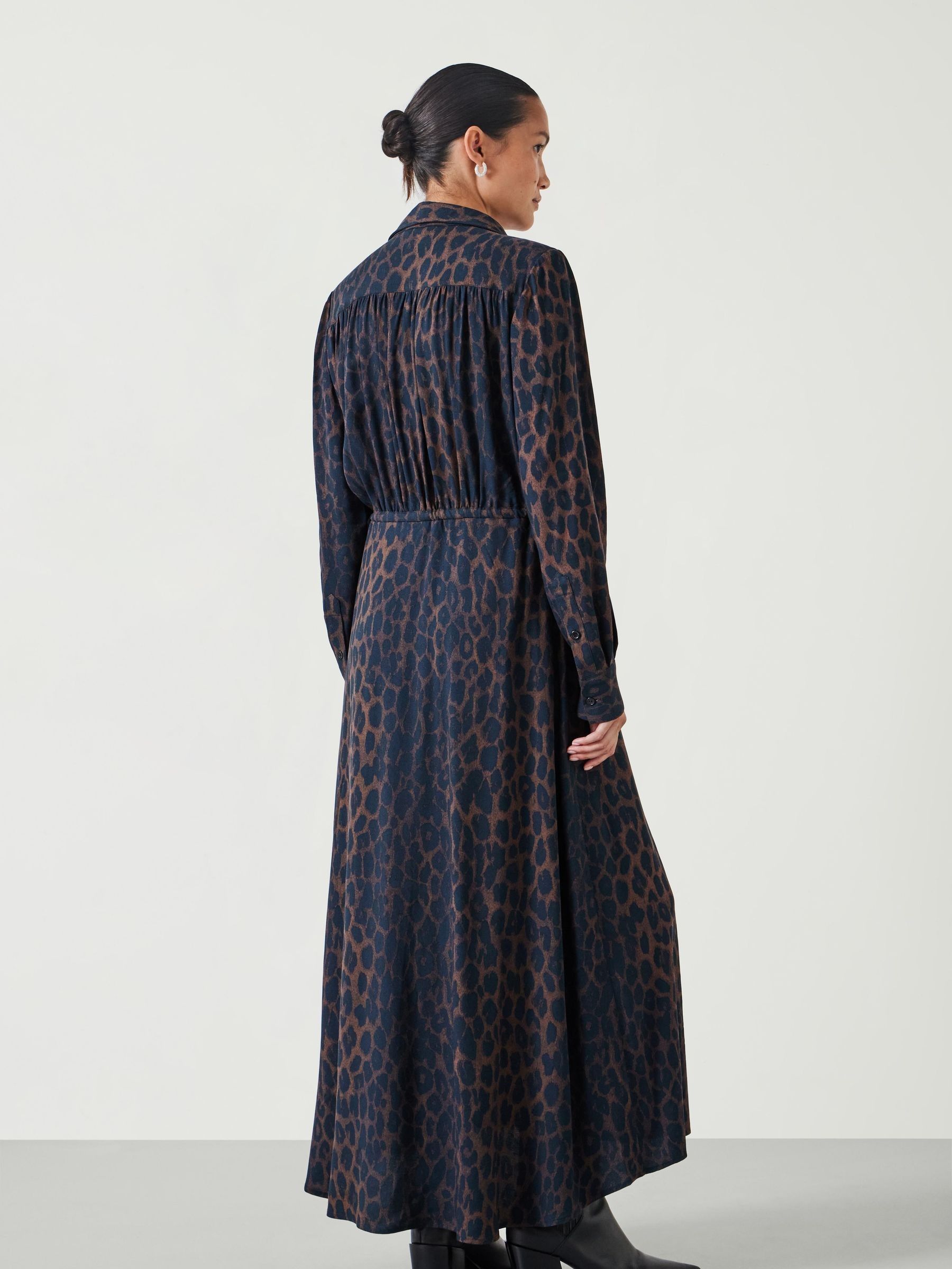 Buy Hush Animal Print Rosey Midi Shirt Dress from the Next UK online shop
