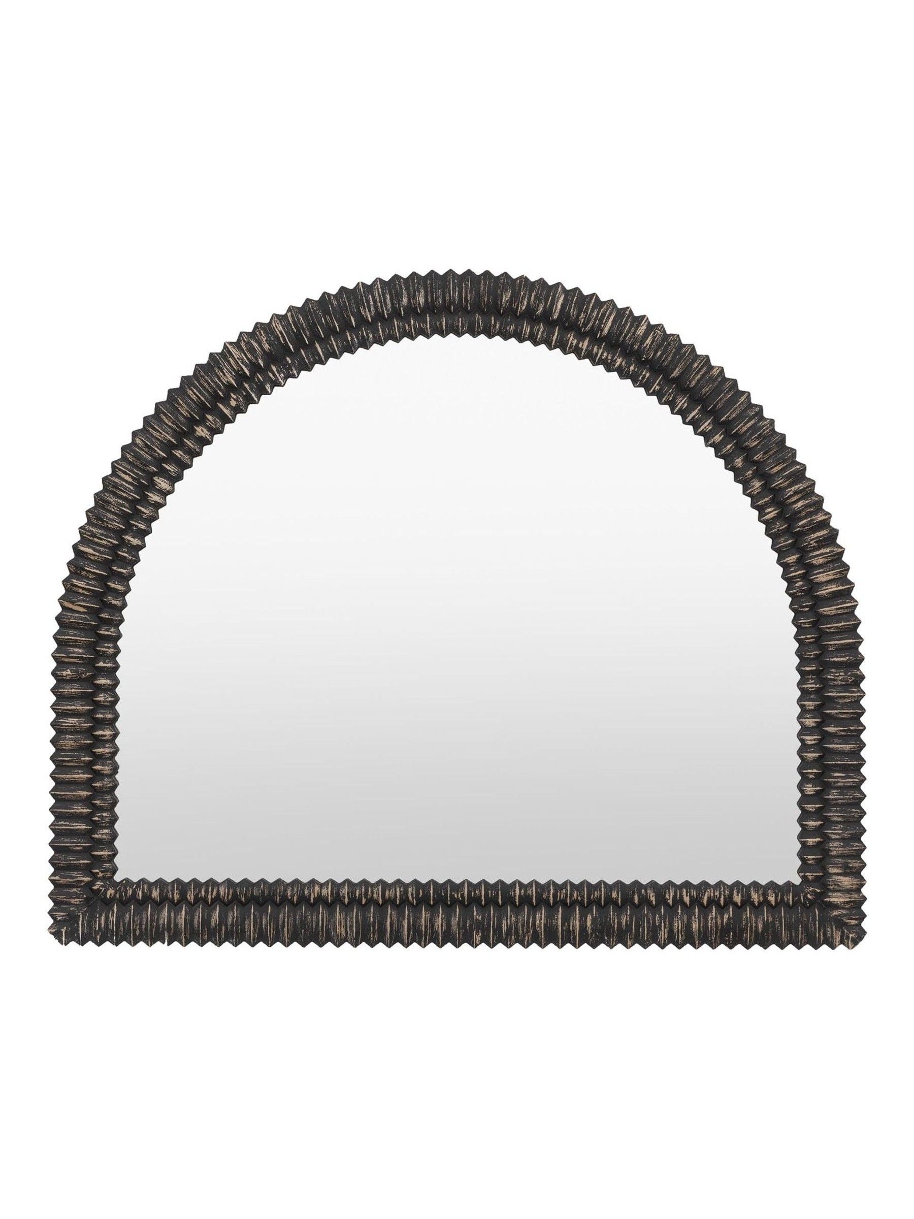 Buy Gallery Home Black Lyle Arch Overmantle Mirror from the Next UK ...