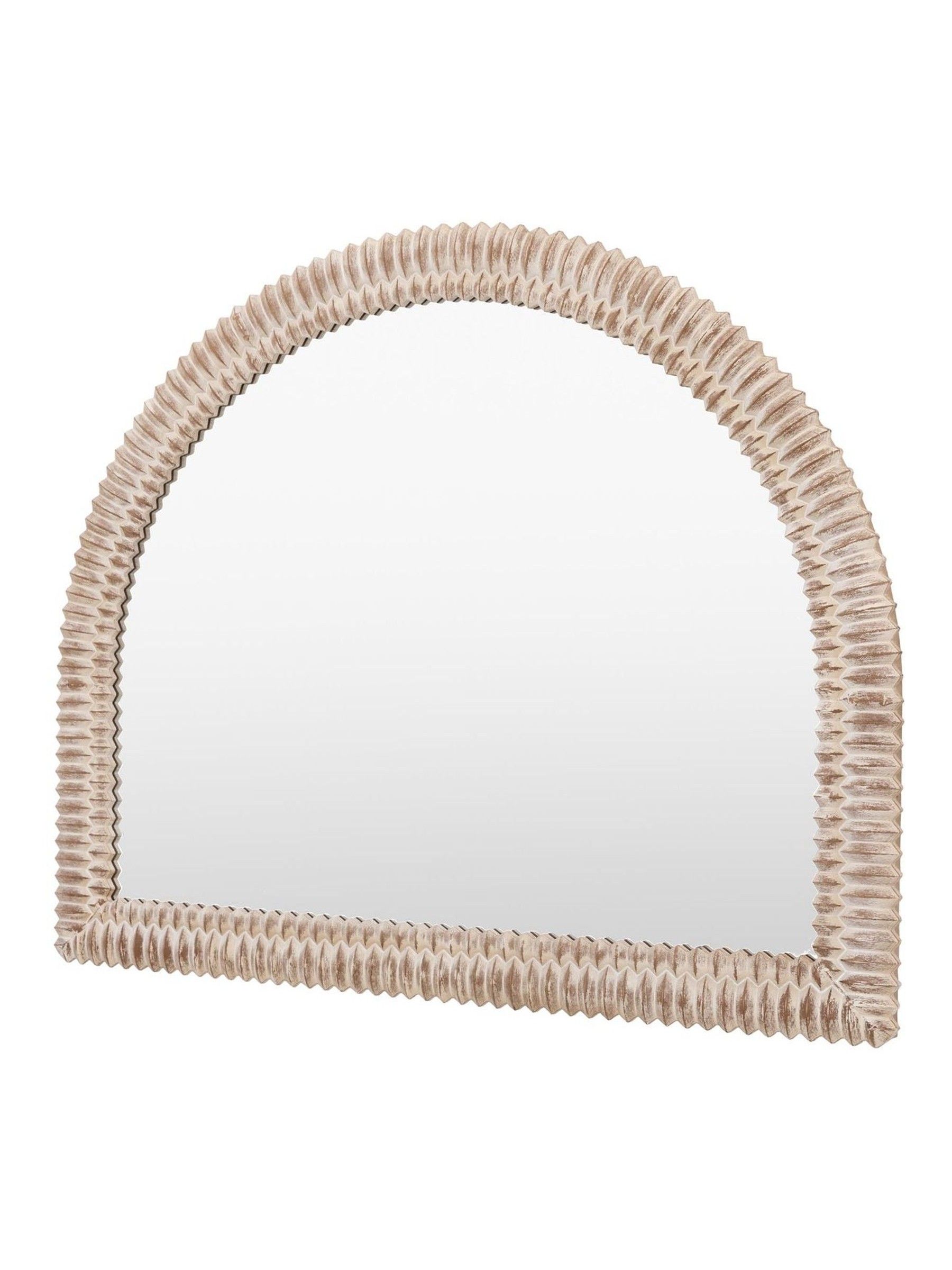 Buy Gallery Home White Lyle Arch Overmantle Mirror from the Next UK ...