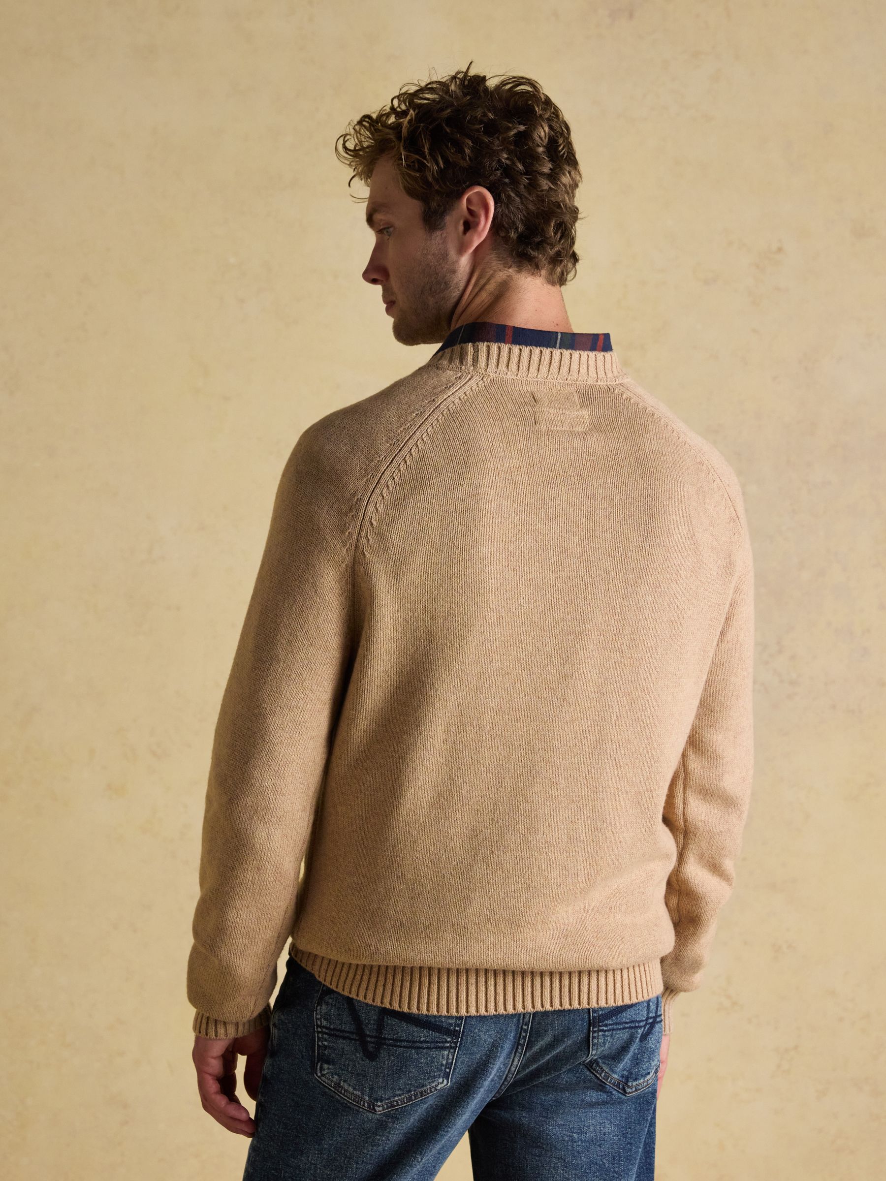 Buy Unisex Oatmeal Irish Wolf Hound Jumper from the Next UK online shop