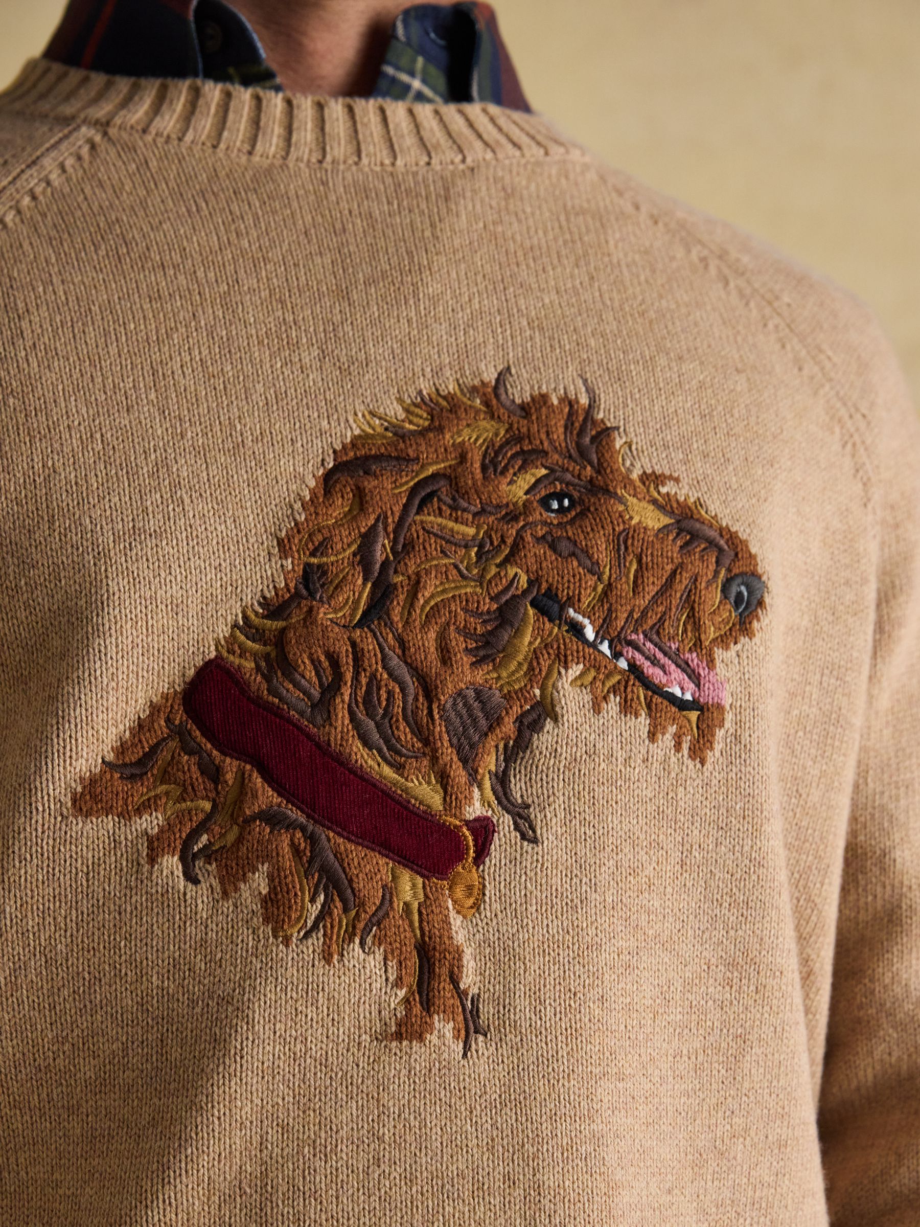 Buy Unisex Oatmeal Irish Wolf Hound Jumper from Next USA