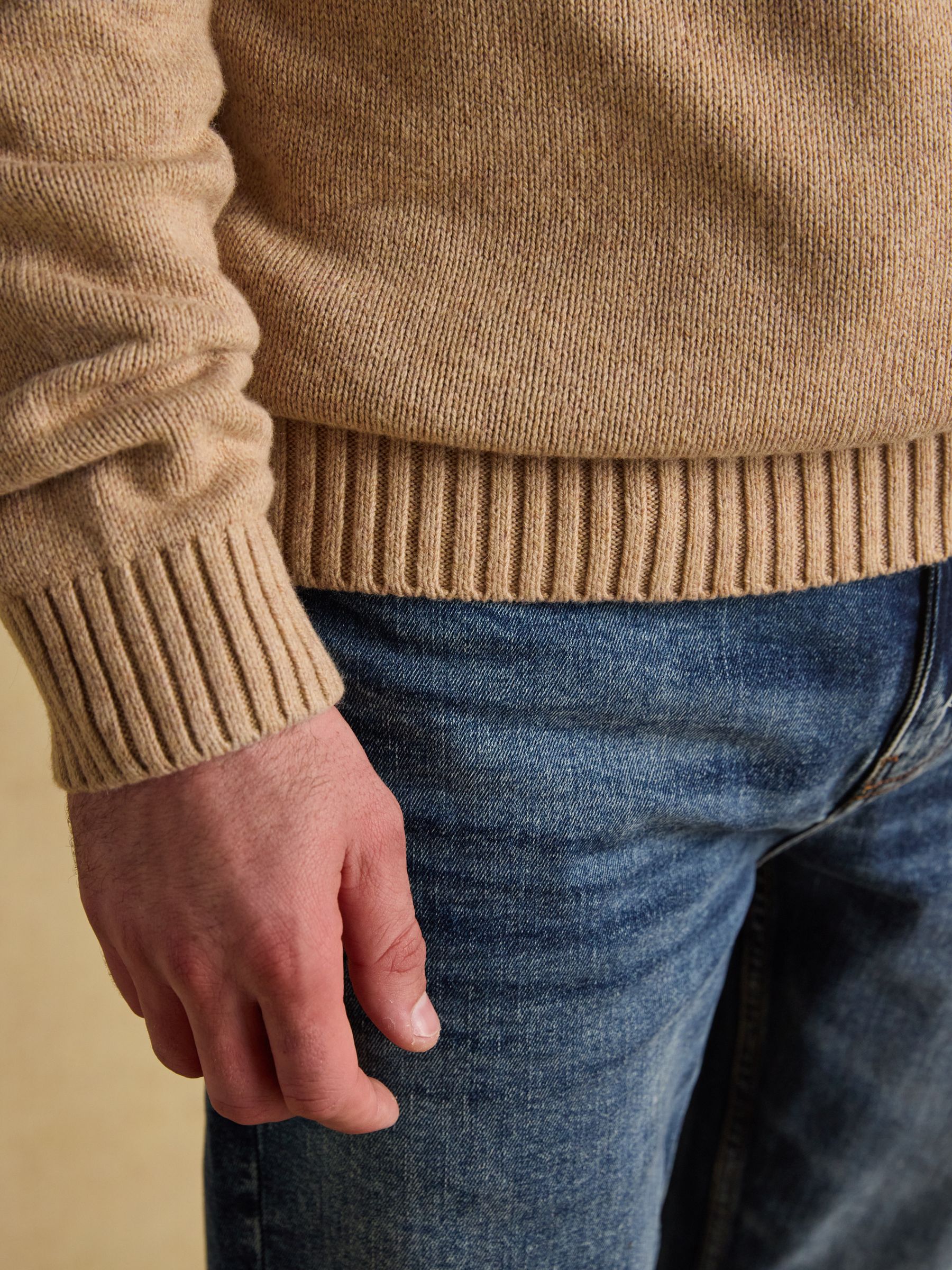 Buy Unisex Oatmeal Irish Wolf Hound Jumper from the Next UK online shop