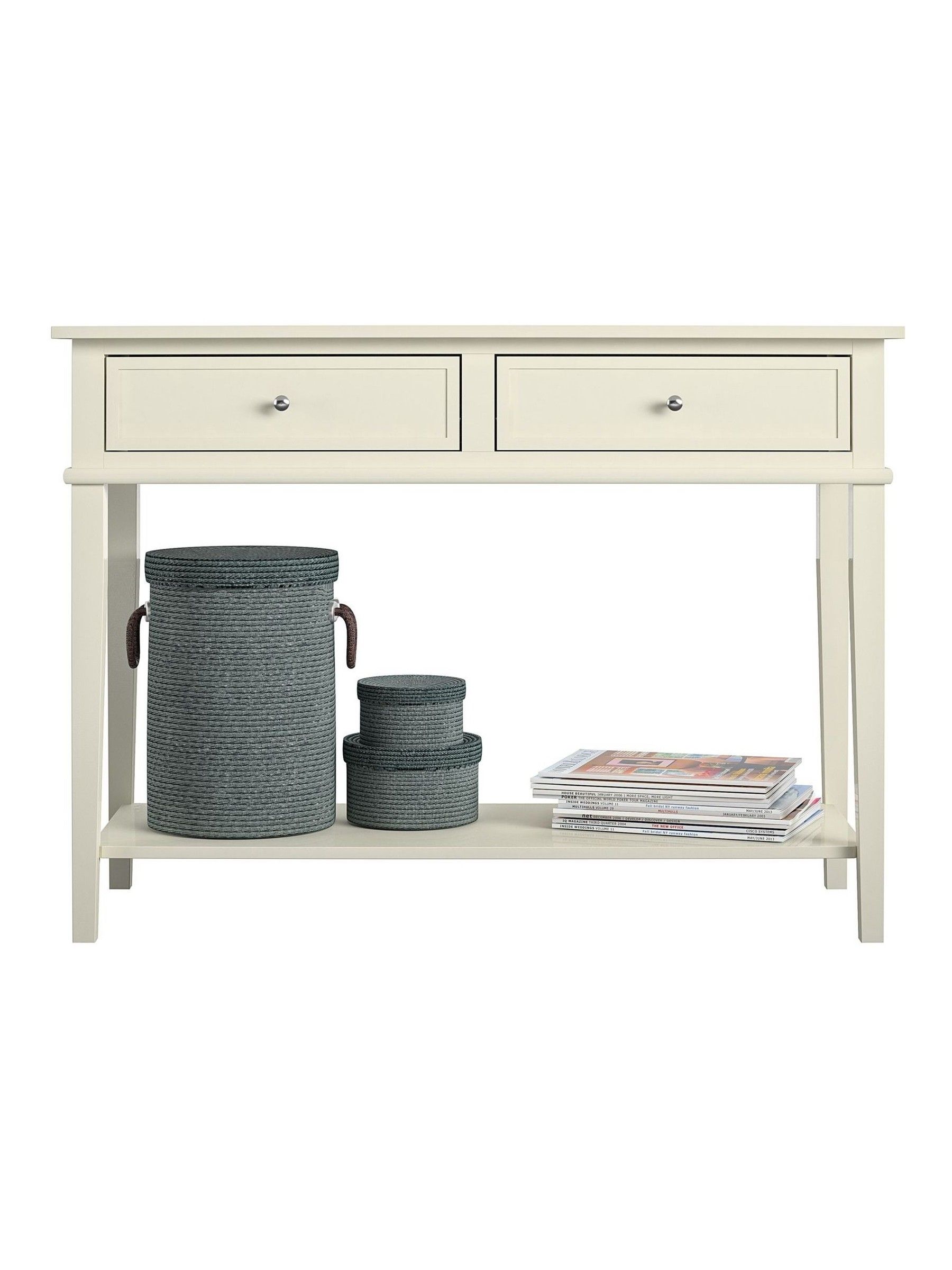 Buy Dorel Home White Franklin Console Table from the Next UK online shop