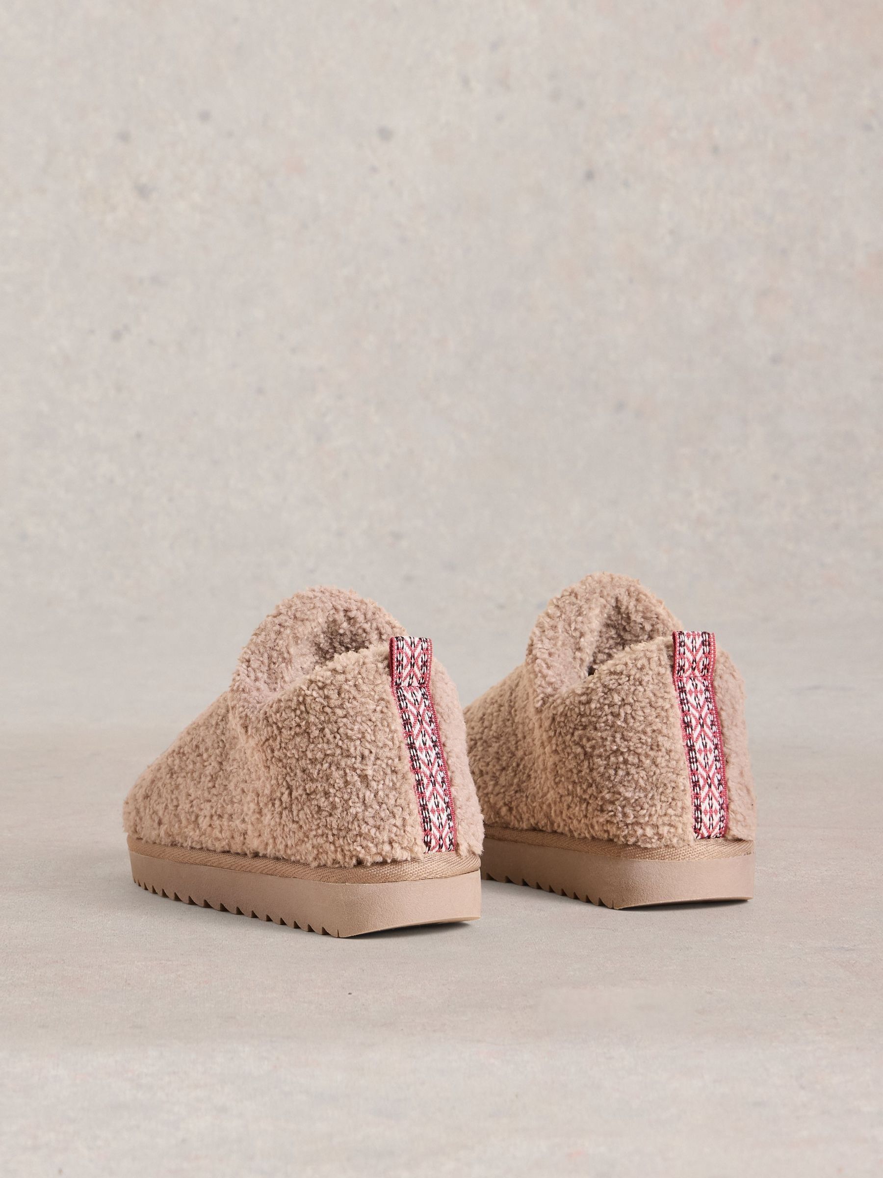 Buy White Stuff Natural Borg Slipper Booties from the Next UK online shop