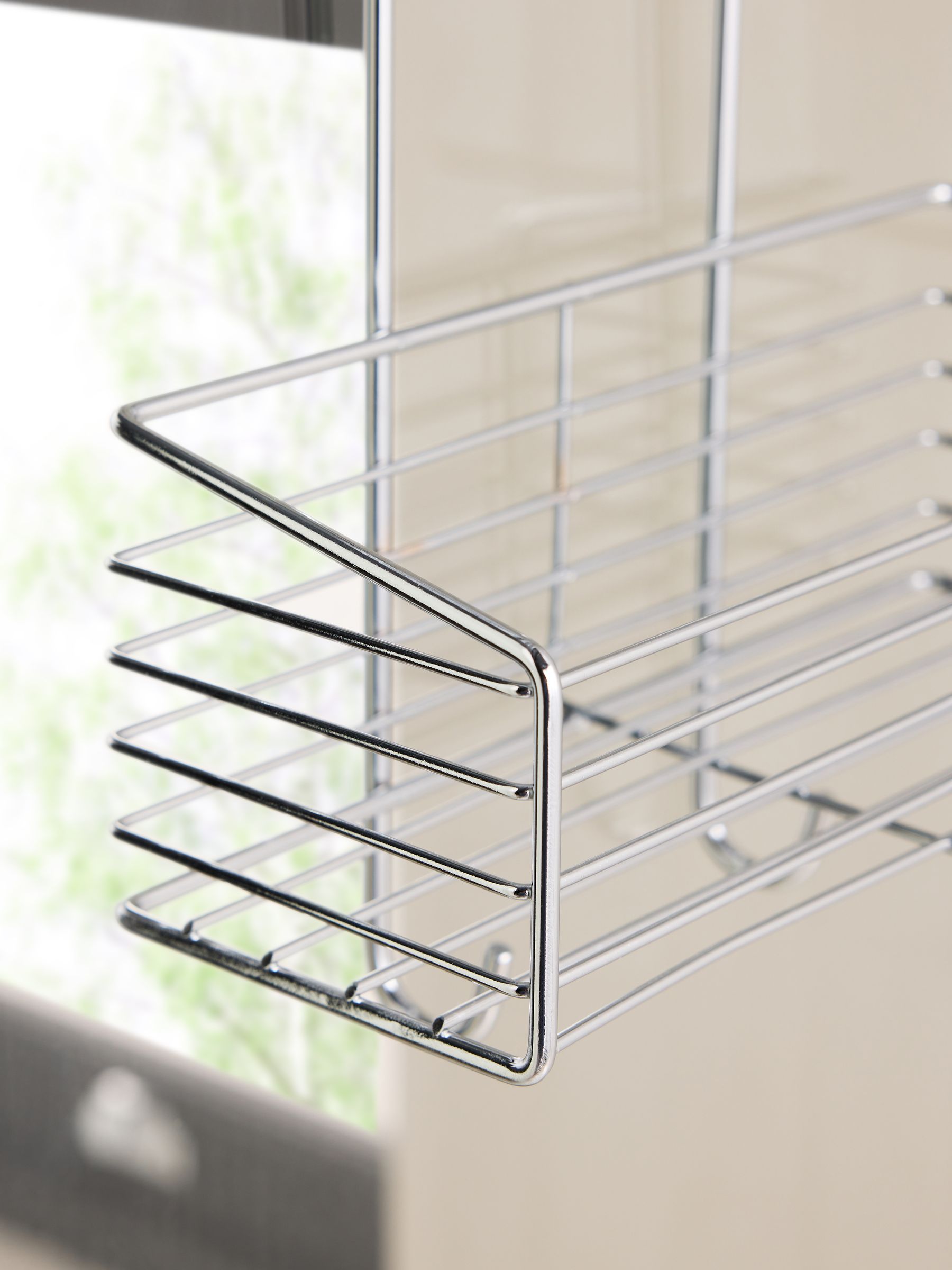 Buy Chrome Over Door Three Tier Shower Caddy from the Next UK online shop