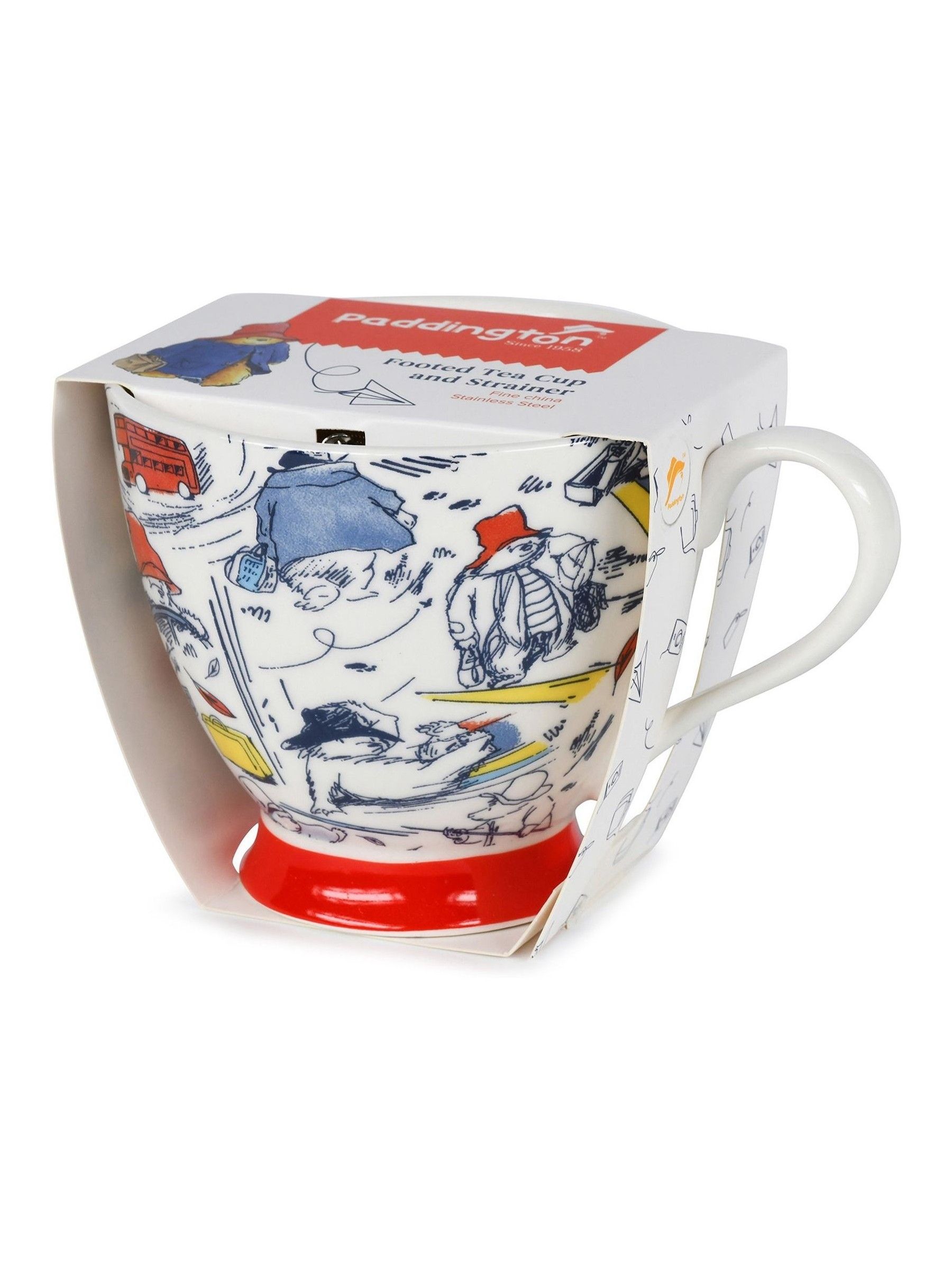 Buy Pyramid International Paddington Bear Footed Mug and Strainer from ...