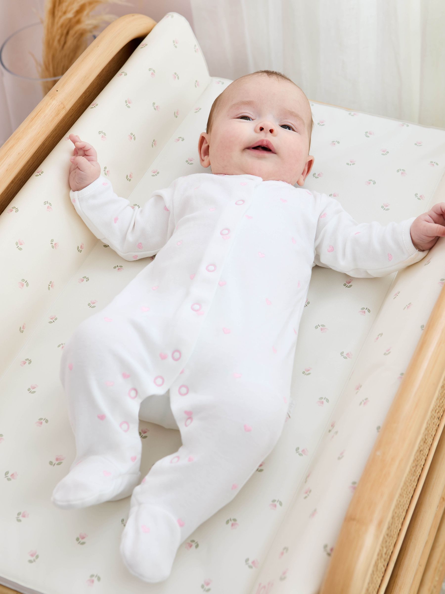 Buy JoJo Maman Bébé Woodland Floral Side Support Changing Mat from the ...