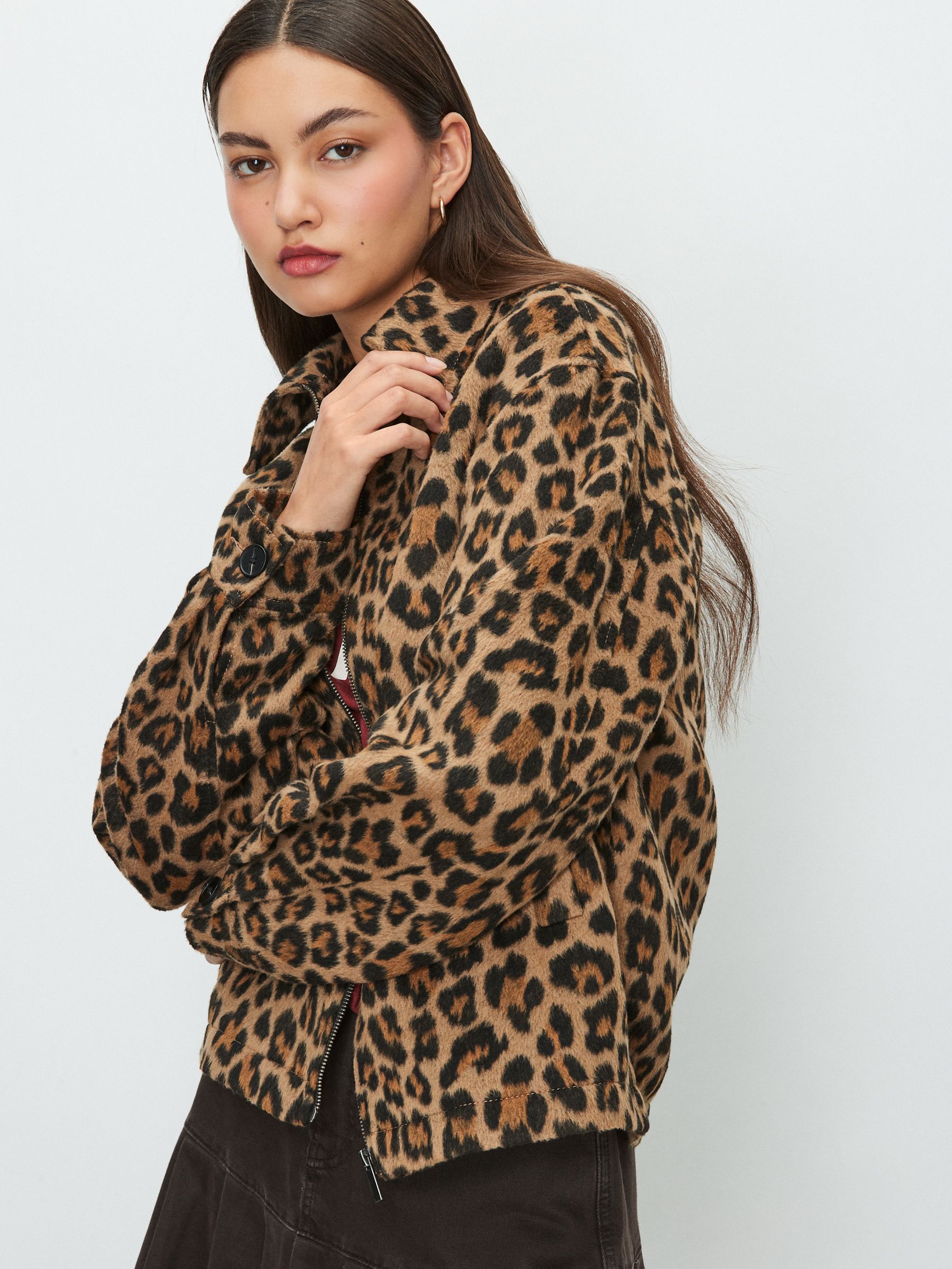 Buy Animal Print Zip Through Jacket from Next South Africa