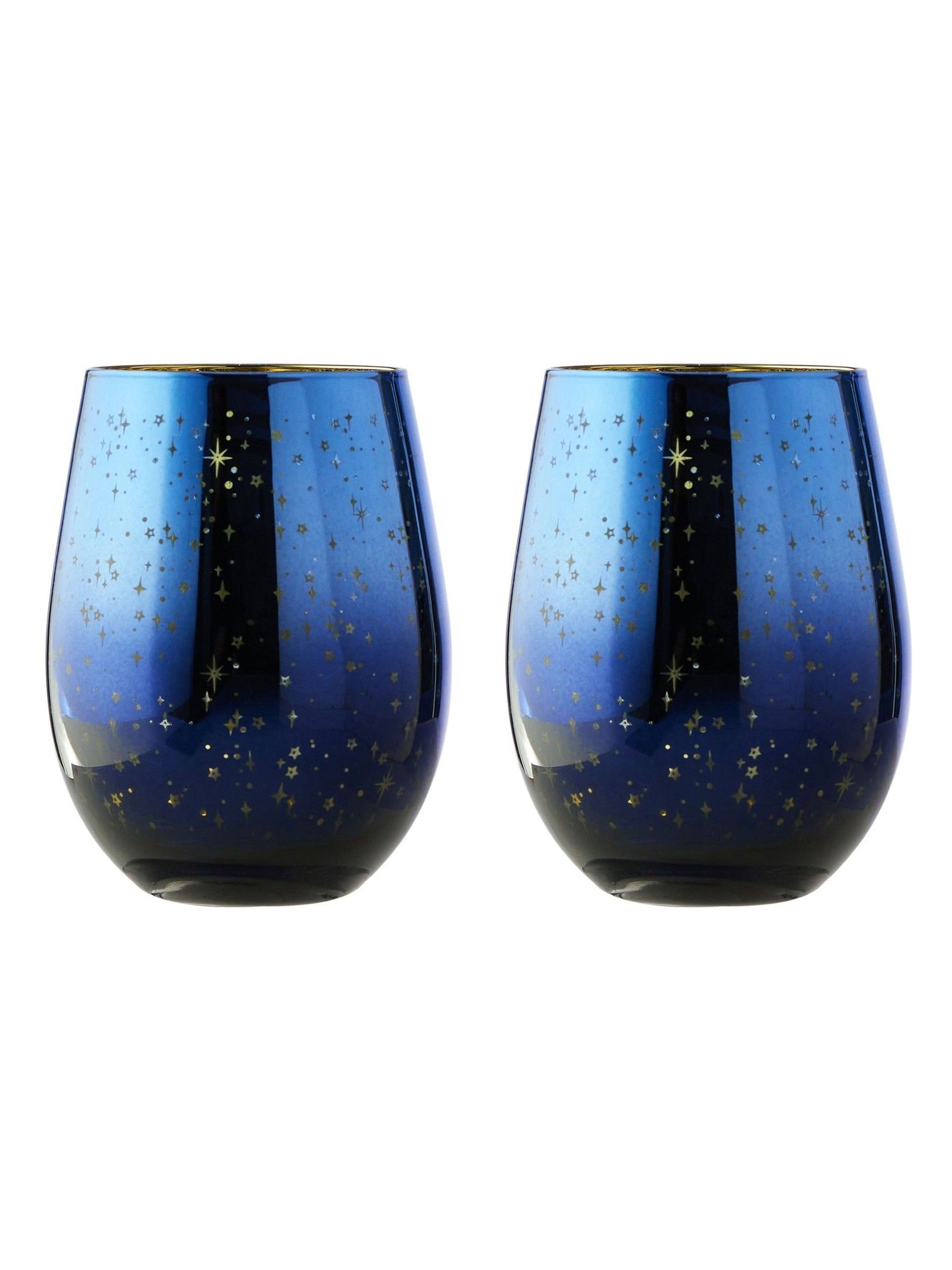 Buy Artland Set of 2 Blue Galaxy DOF Tumblers from the Next UK online shop