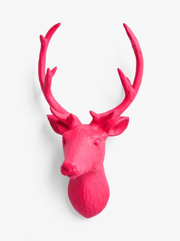 pink deer head