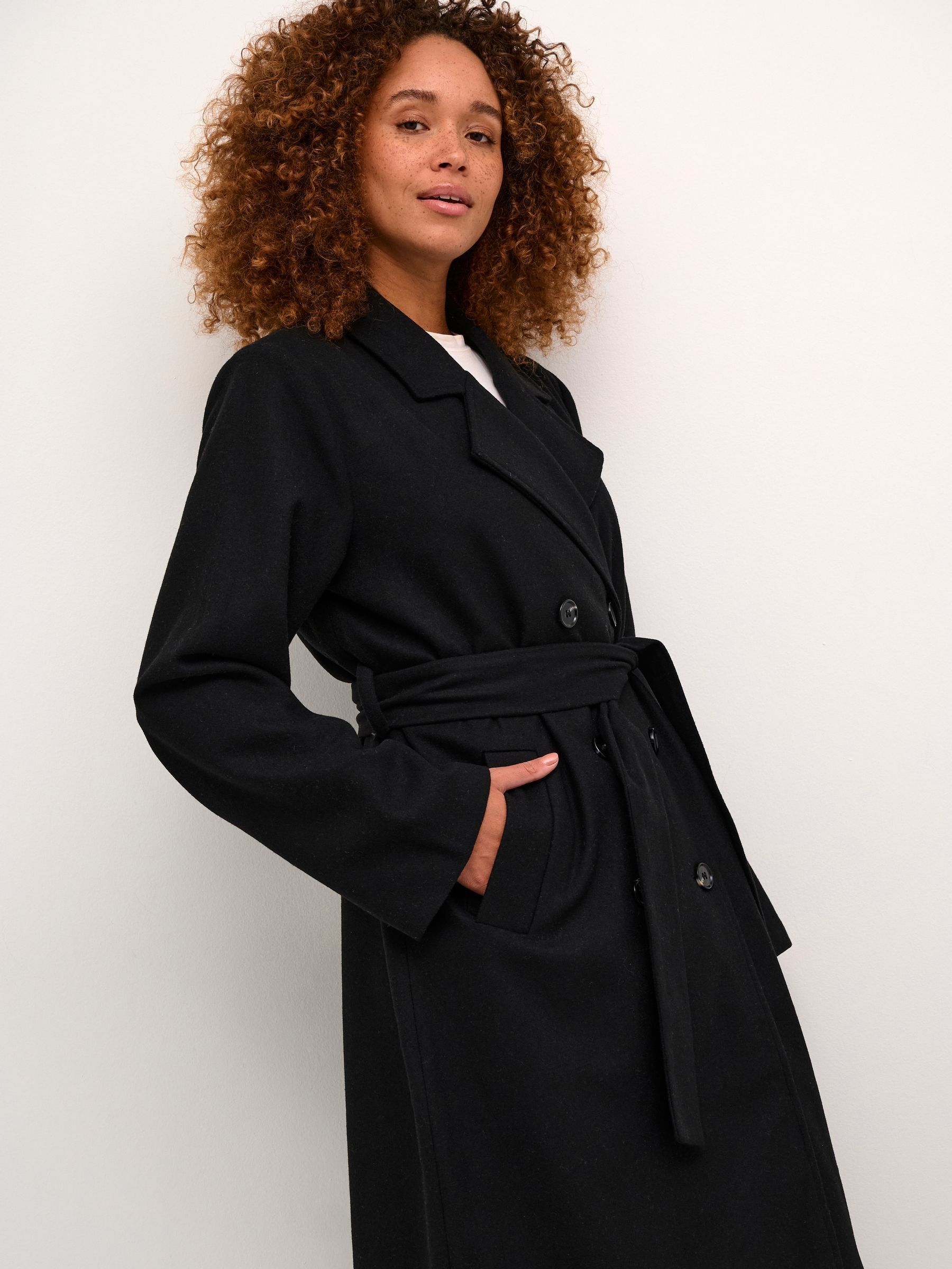 Buy Kaffe Casual Fit Fanny Double Breasted Coat from the Next UK online ...